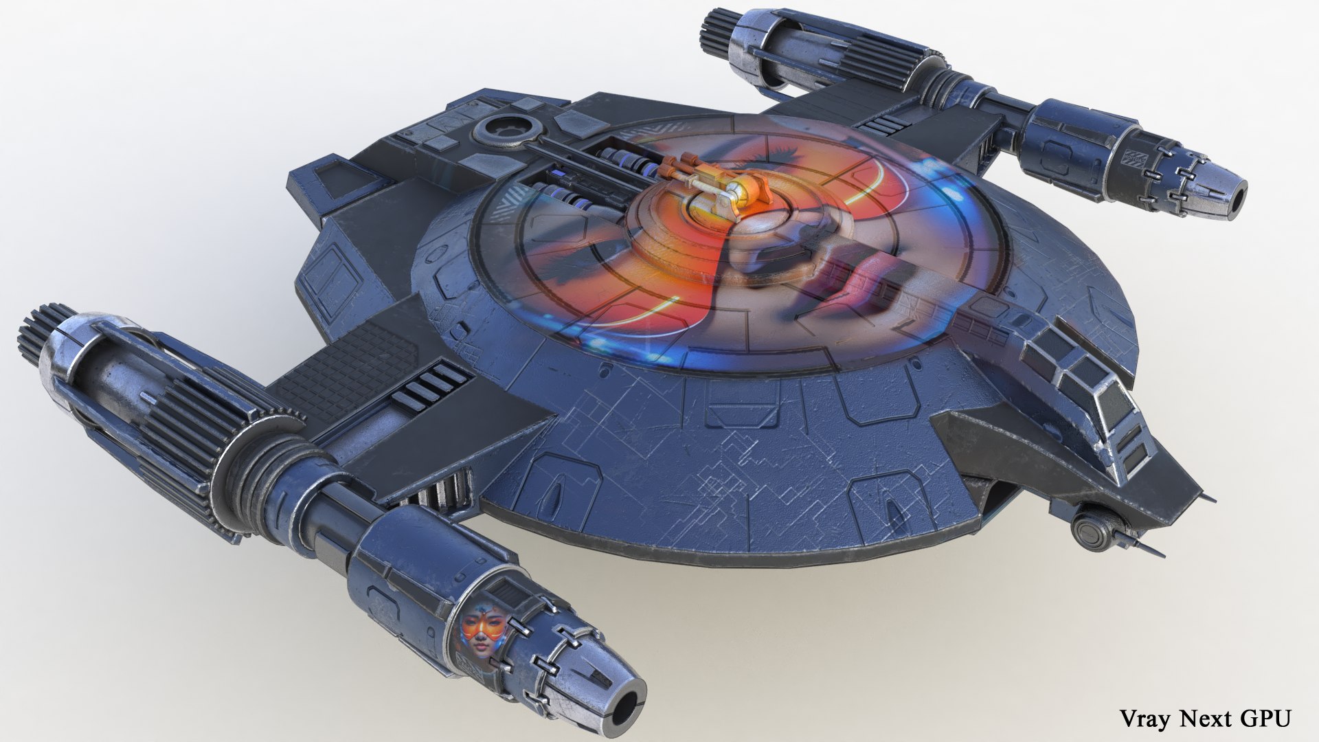 3D model Lancer Class Spaceship Angel 86 - TurboSquid 2100166