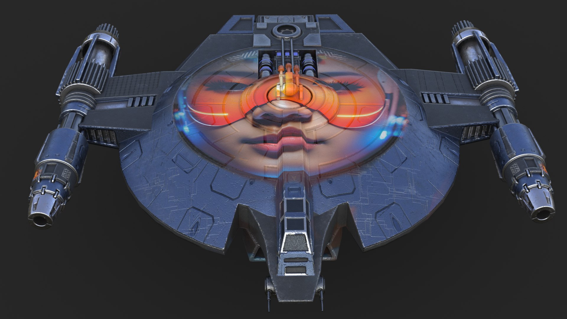 3D model Lancer Class Spaceship Angel 86 - TurboSquid 2100166