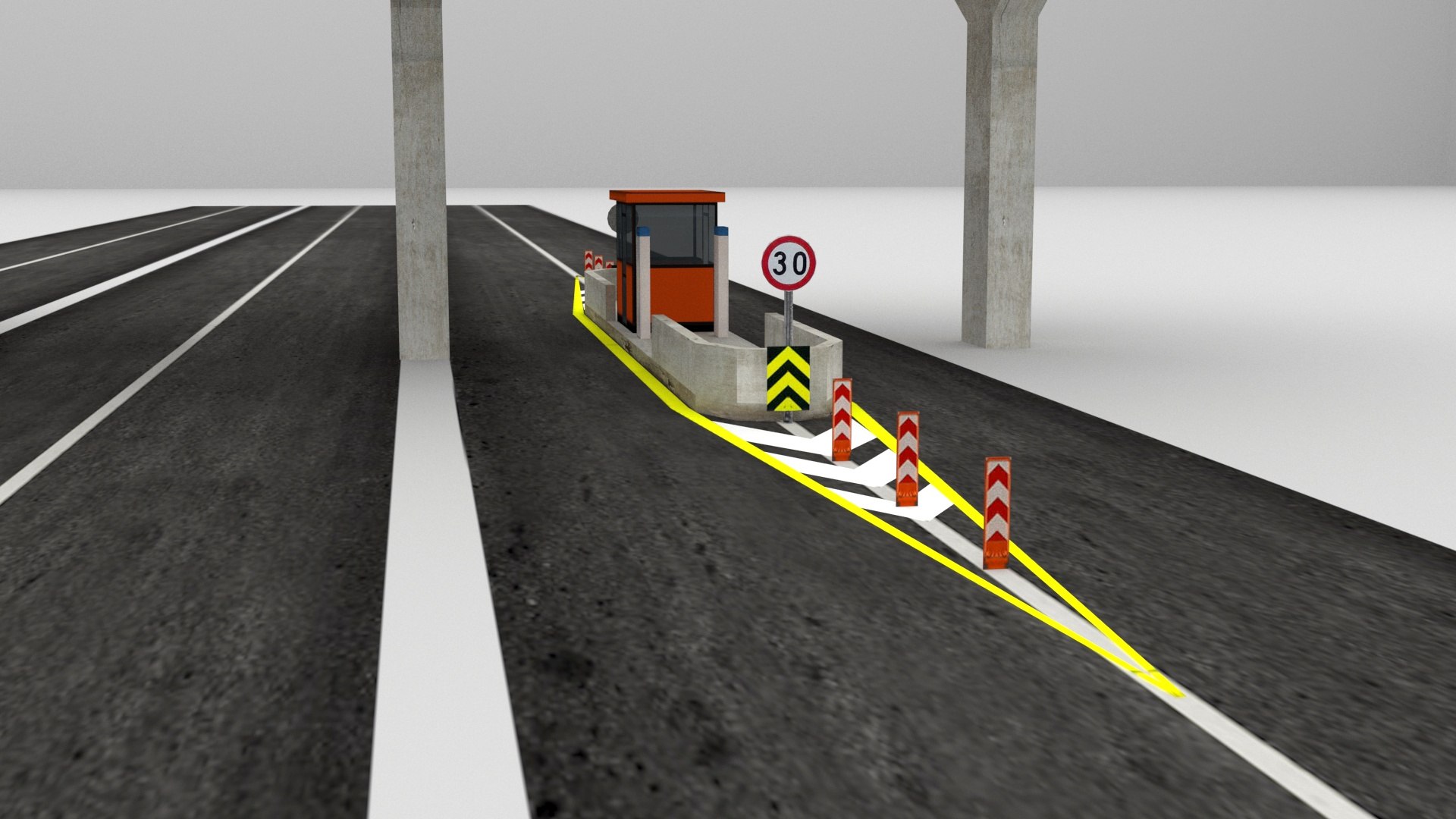 Toll Booth 3D Model - TurboSquid 1927058