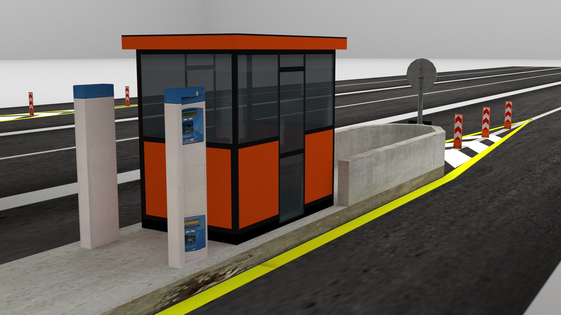 Toll Booth 3D Model - TurboSquid 1927058