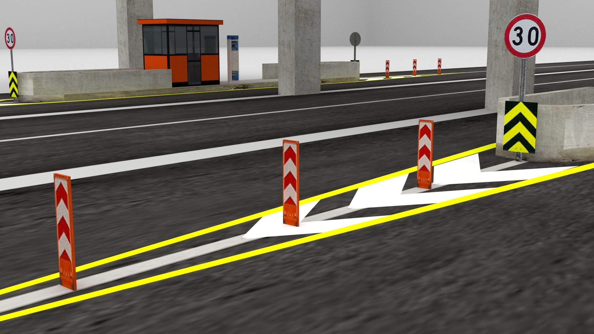 Toll Booth 3D Model - TurboSquid 1927058
