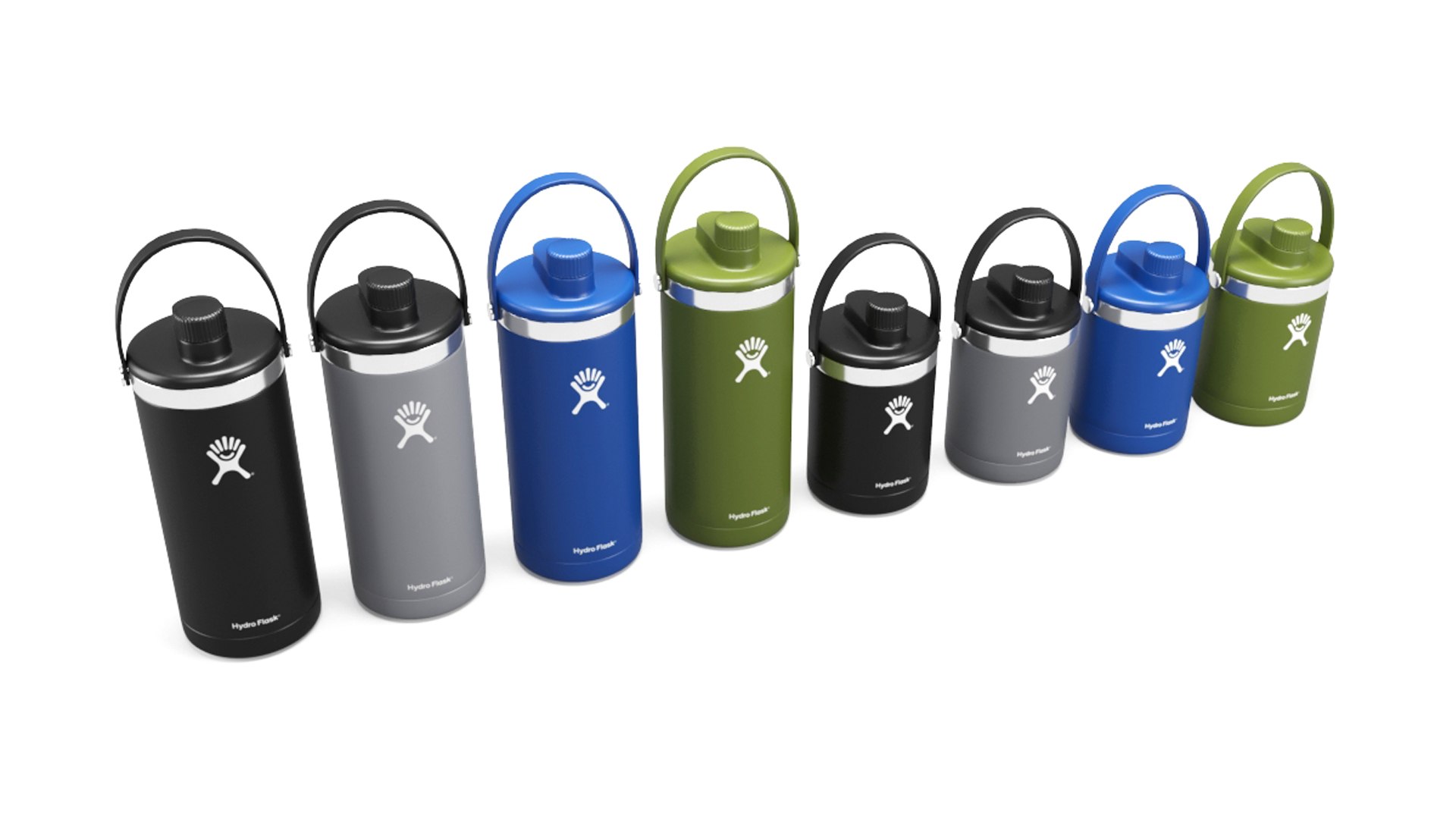 Hydro Flask 64 Oz And 128 Oz Oasis 3D Model - TurboSquid 1932224