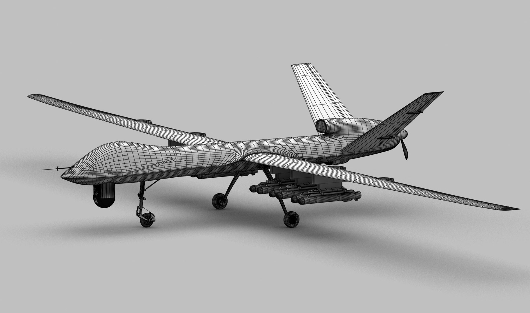 3D CH-5 UAV - TurboSquid 2234681