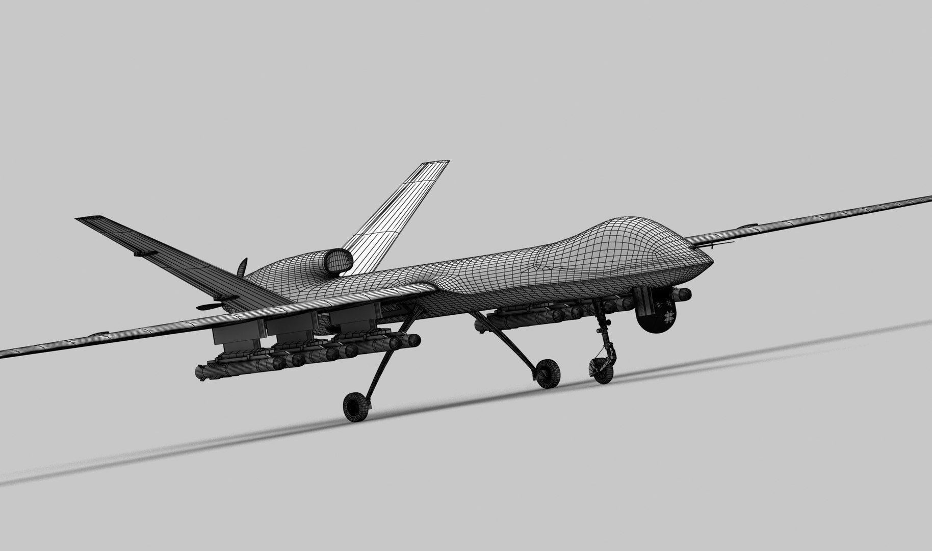 3D CH-5 UAV - TurboSquid 2234681