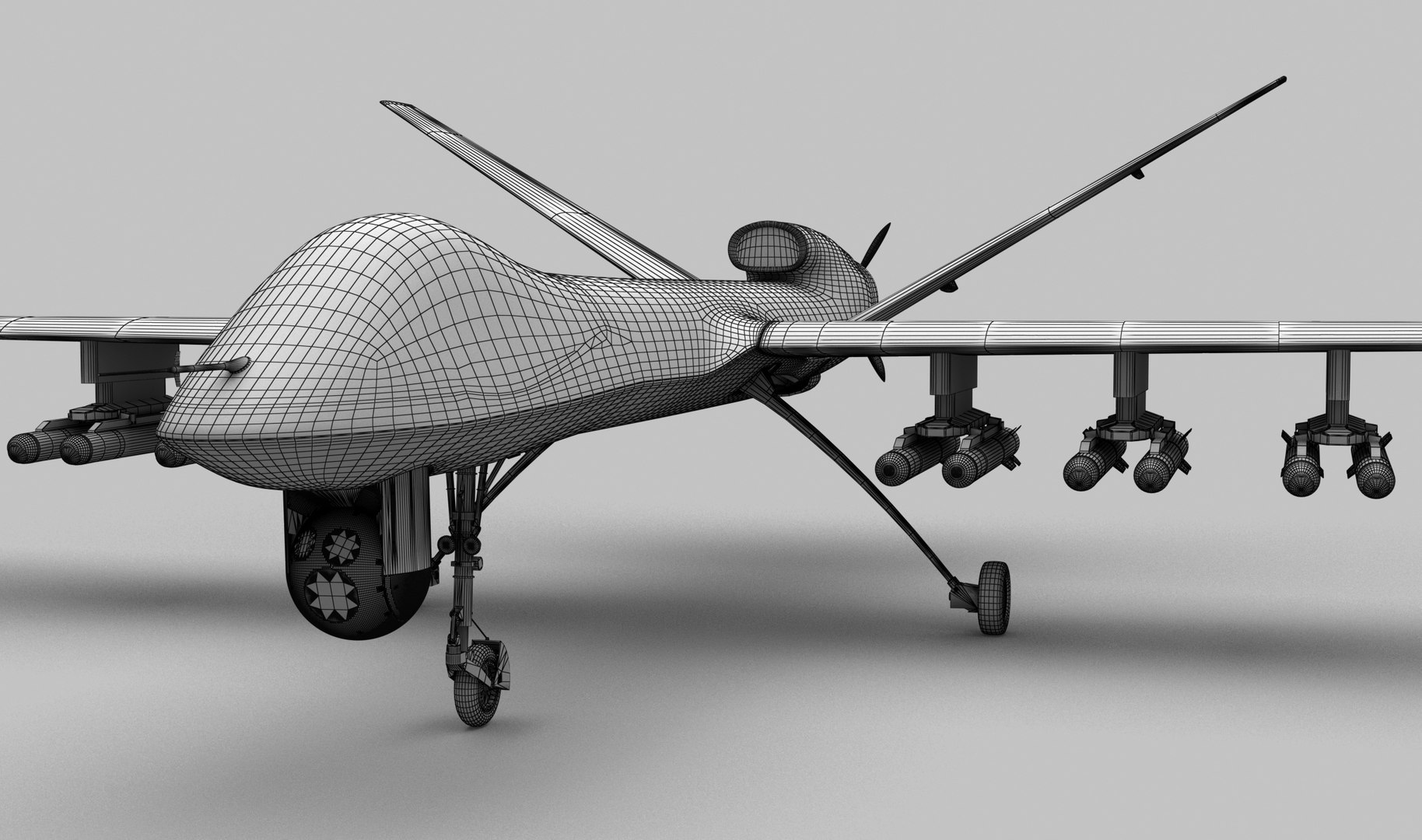 3D CH-5 UAV - TurboSquid 2234681