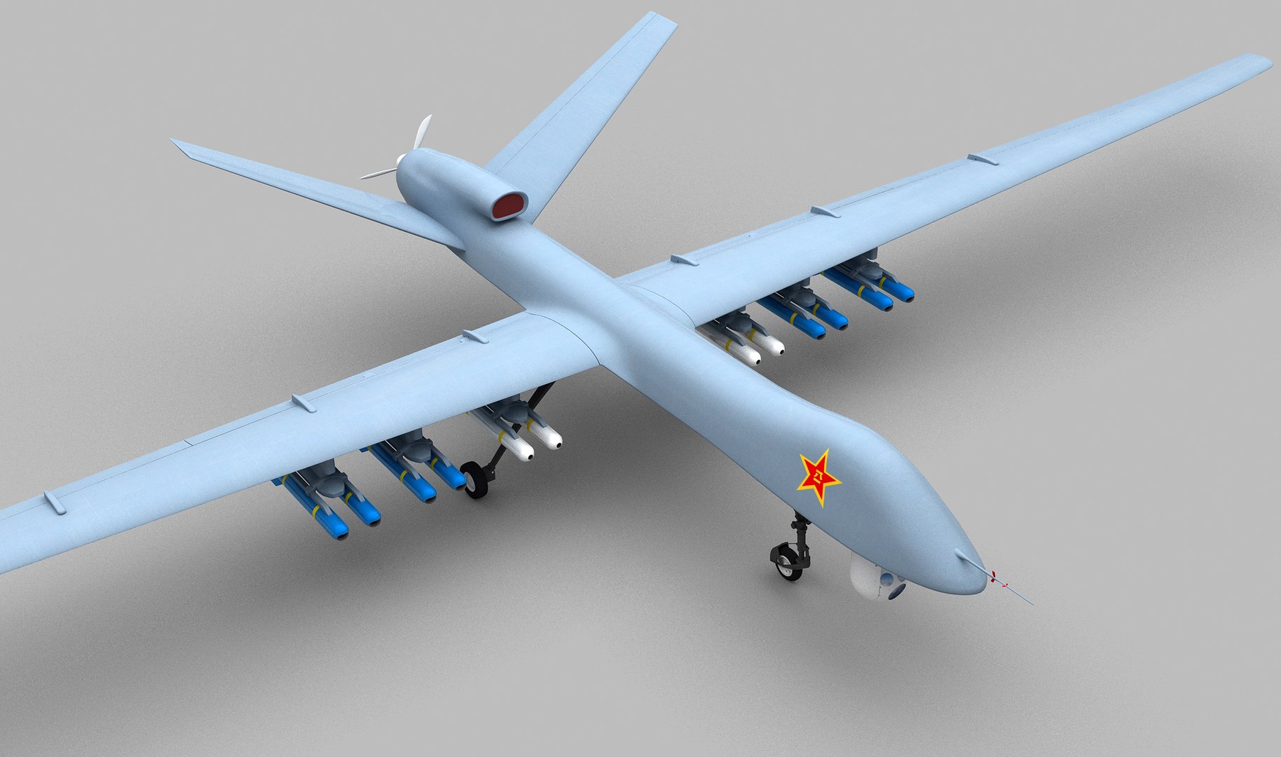 3D CH-5 UAV - TurboSquid 2234681