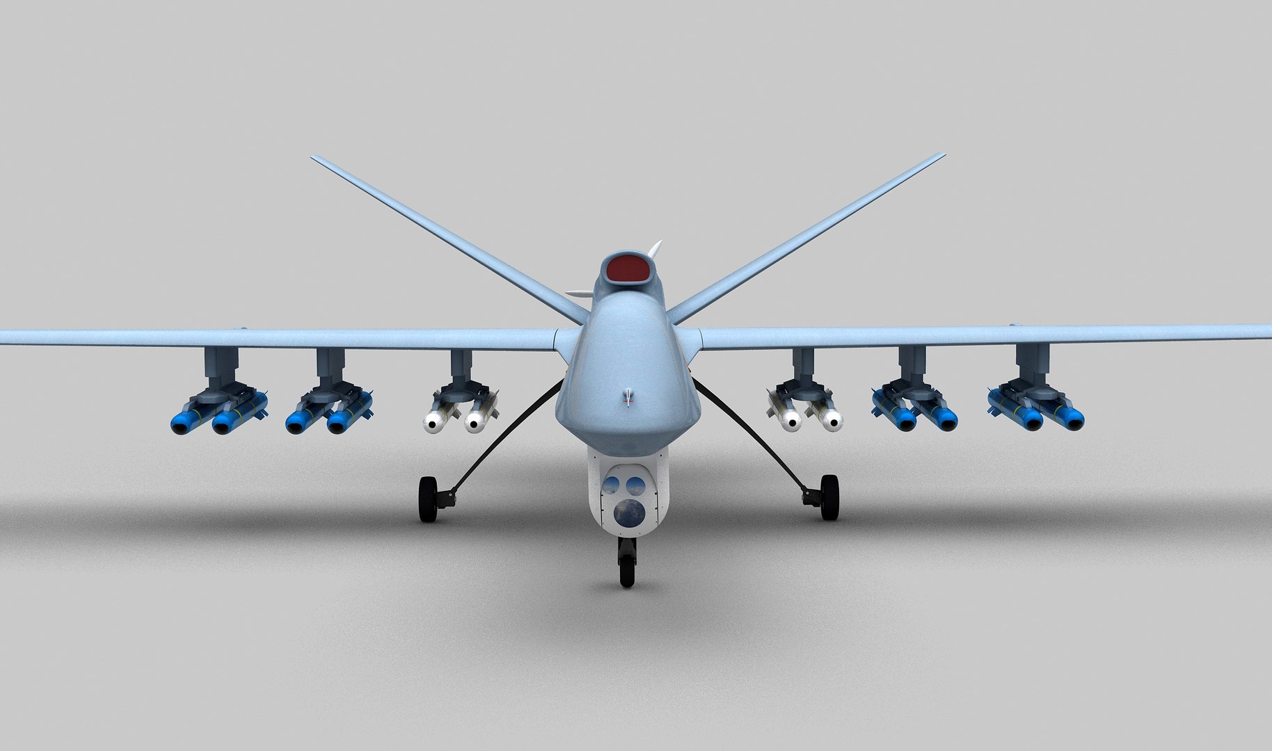 3D CH-5 UAV - TurboSquid 2234681