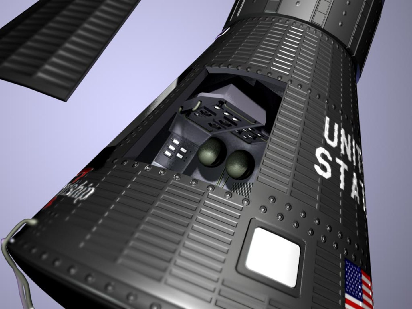 Nasa Mercury 6 Capsule Max