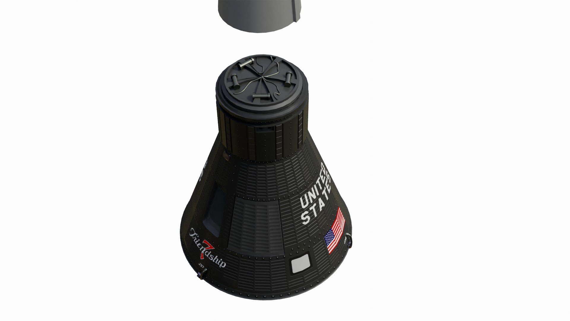 Nasa Mercury 6 Capsule Max