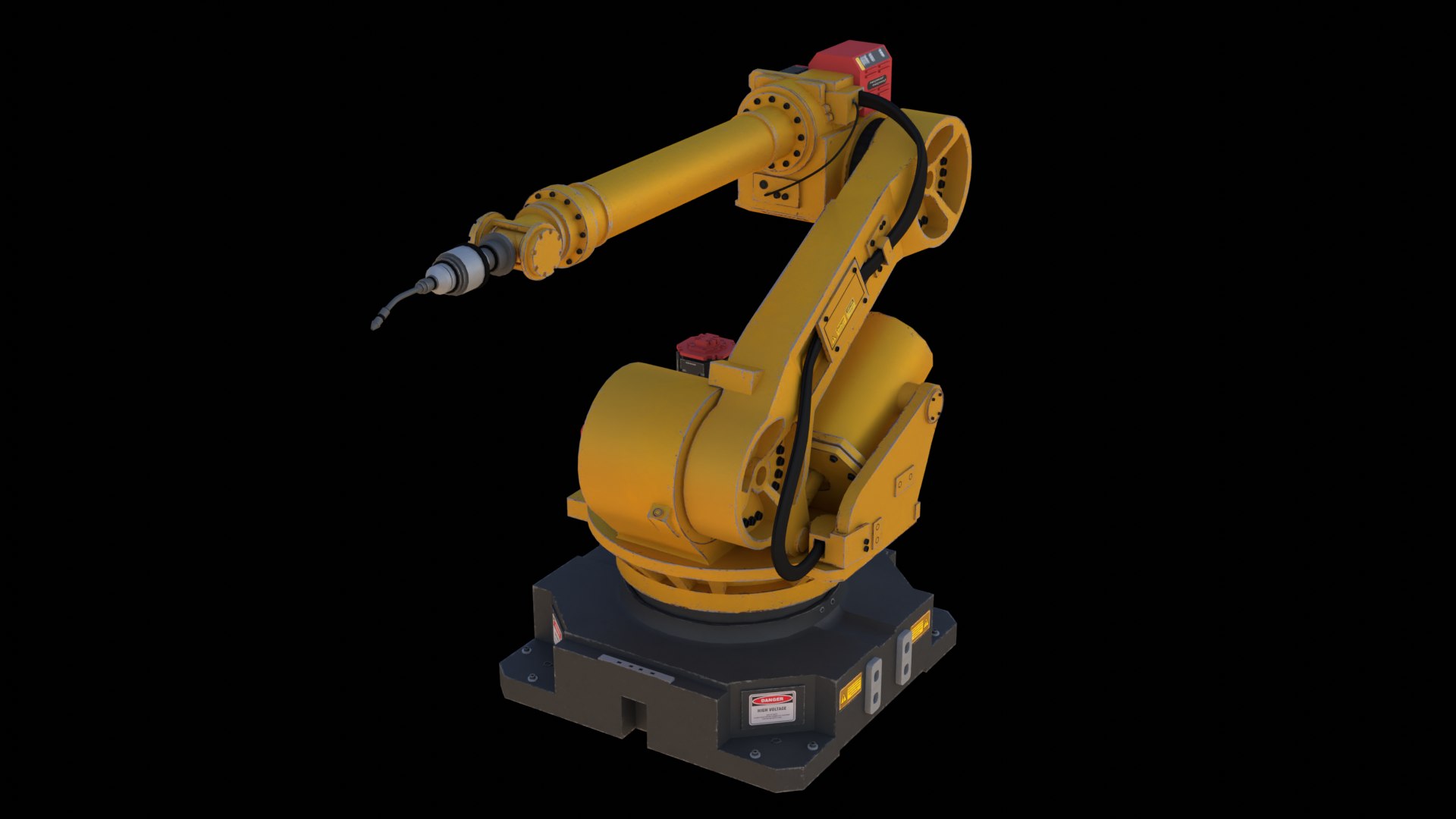 3D Industrial Robot Hand Low-poly 3D Model - TurboSquid 2201101