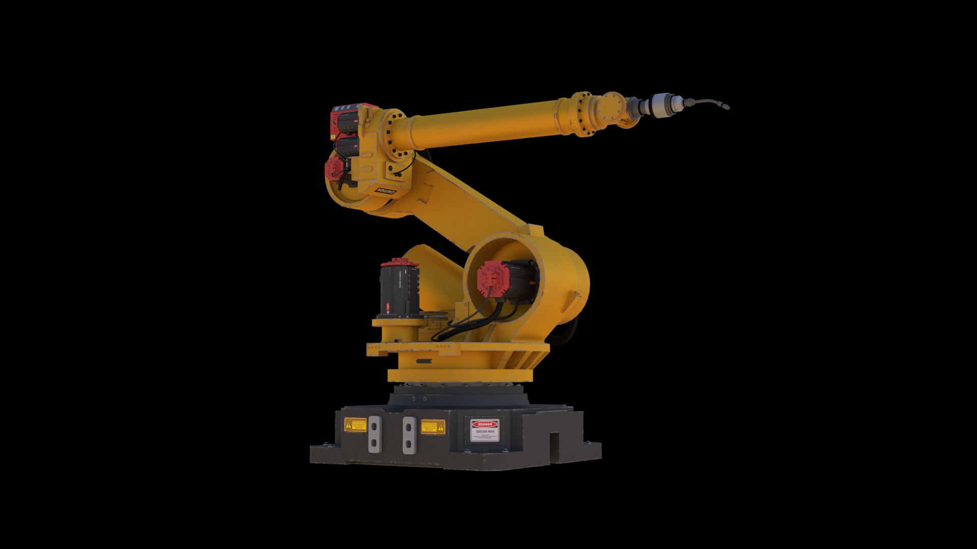3D Industrial Robot Hand Low-poly 3D Model - TurboSquid 2201101