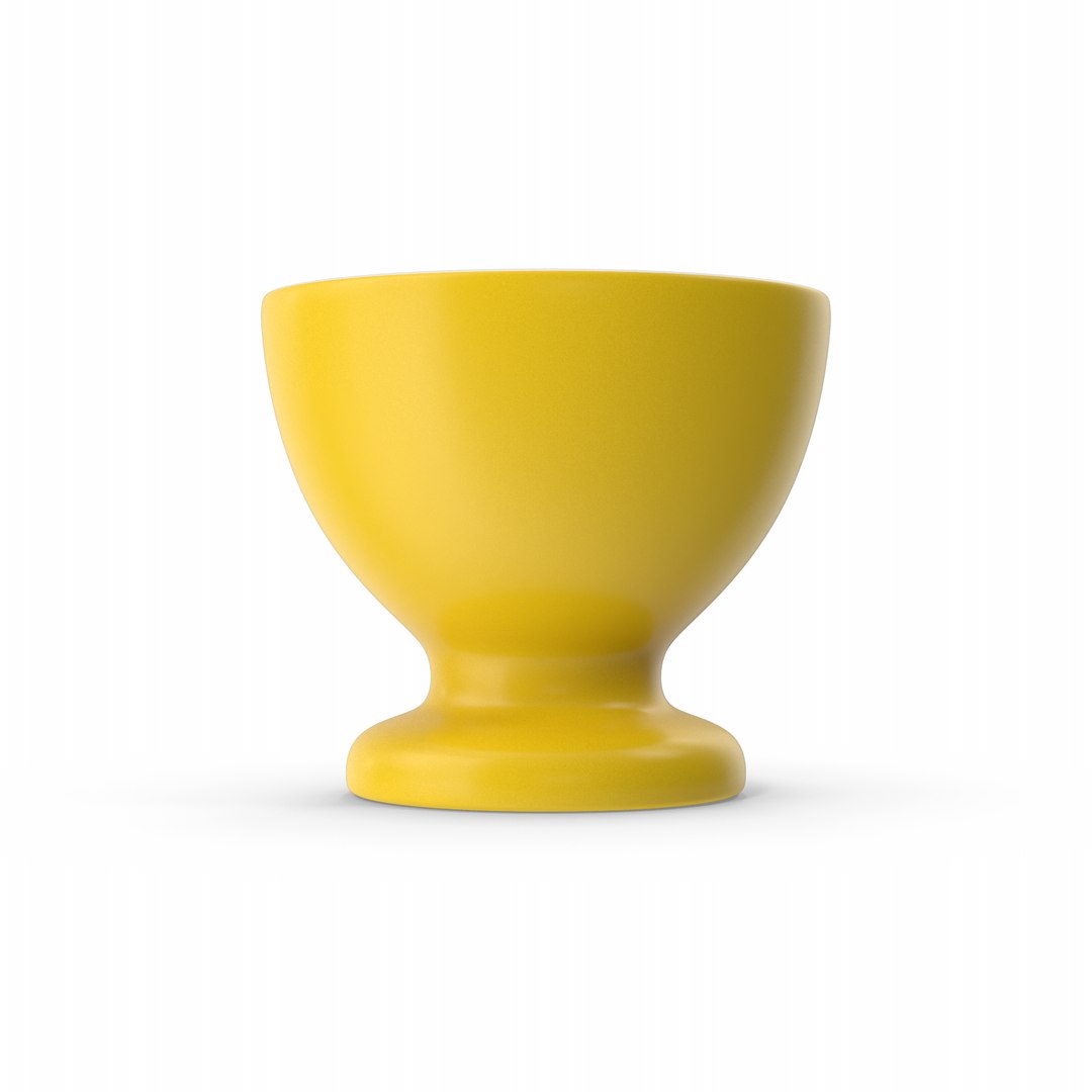 3D model Yellow Egg Cup - TurboSquid 1869650