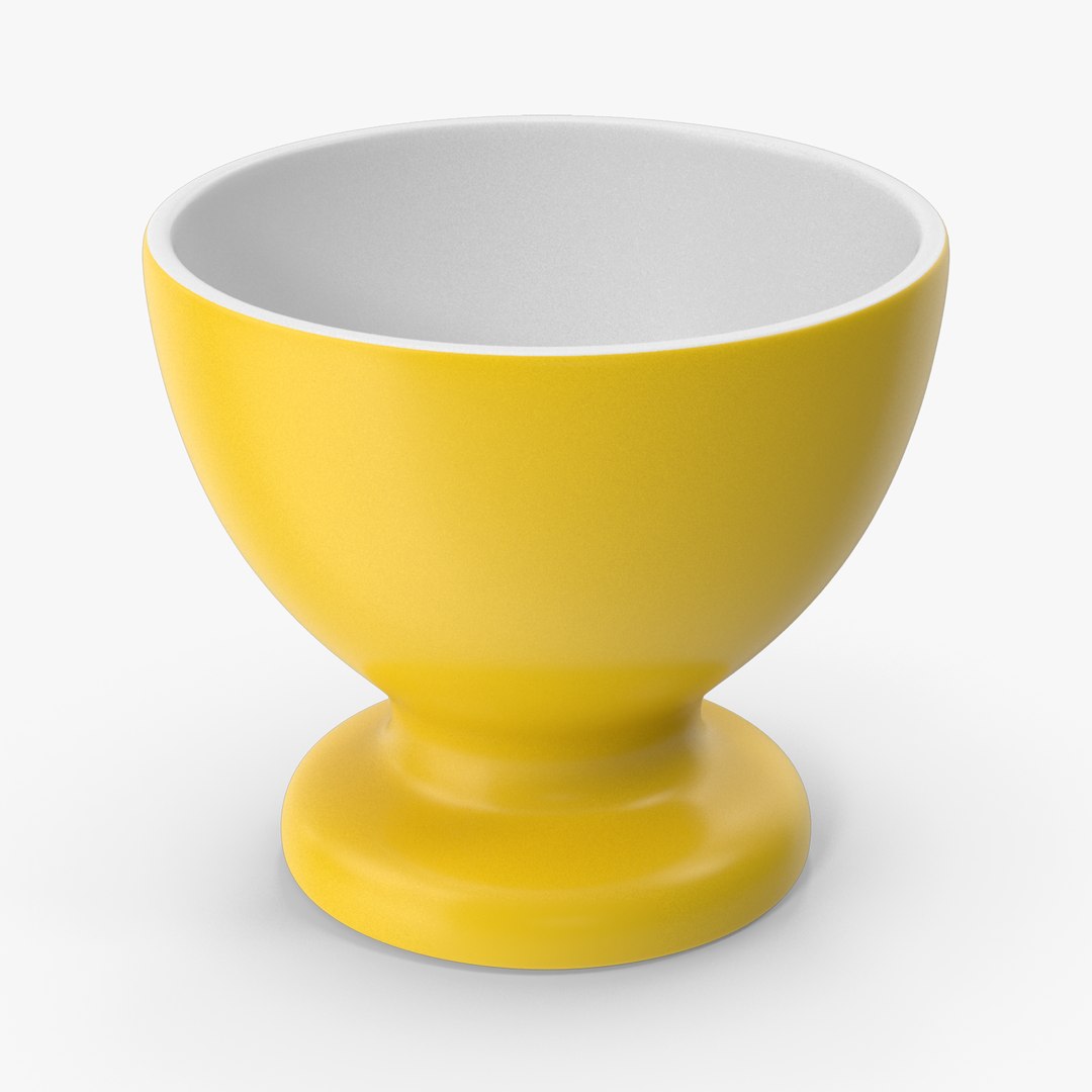 3D model Yellow Egg Cup - TurboSquid 1869650