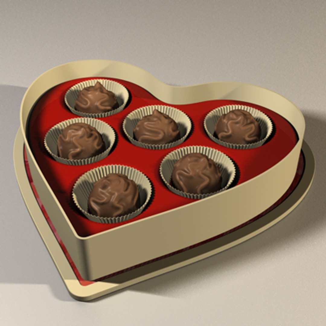 Maya Heart Shaped Box Chocolate