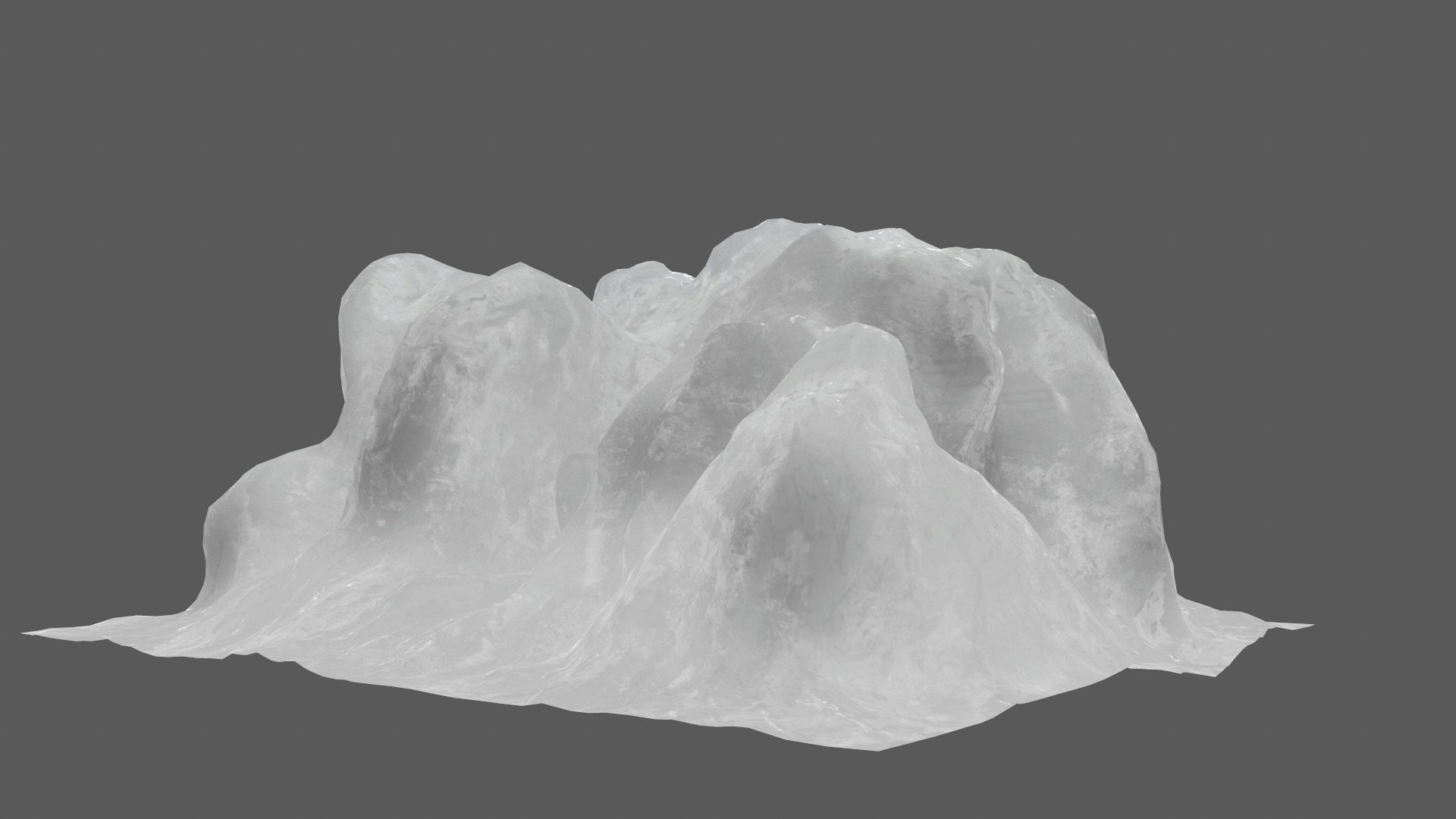 3D ice snow - TurboSquid 1168370