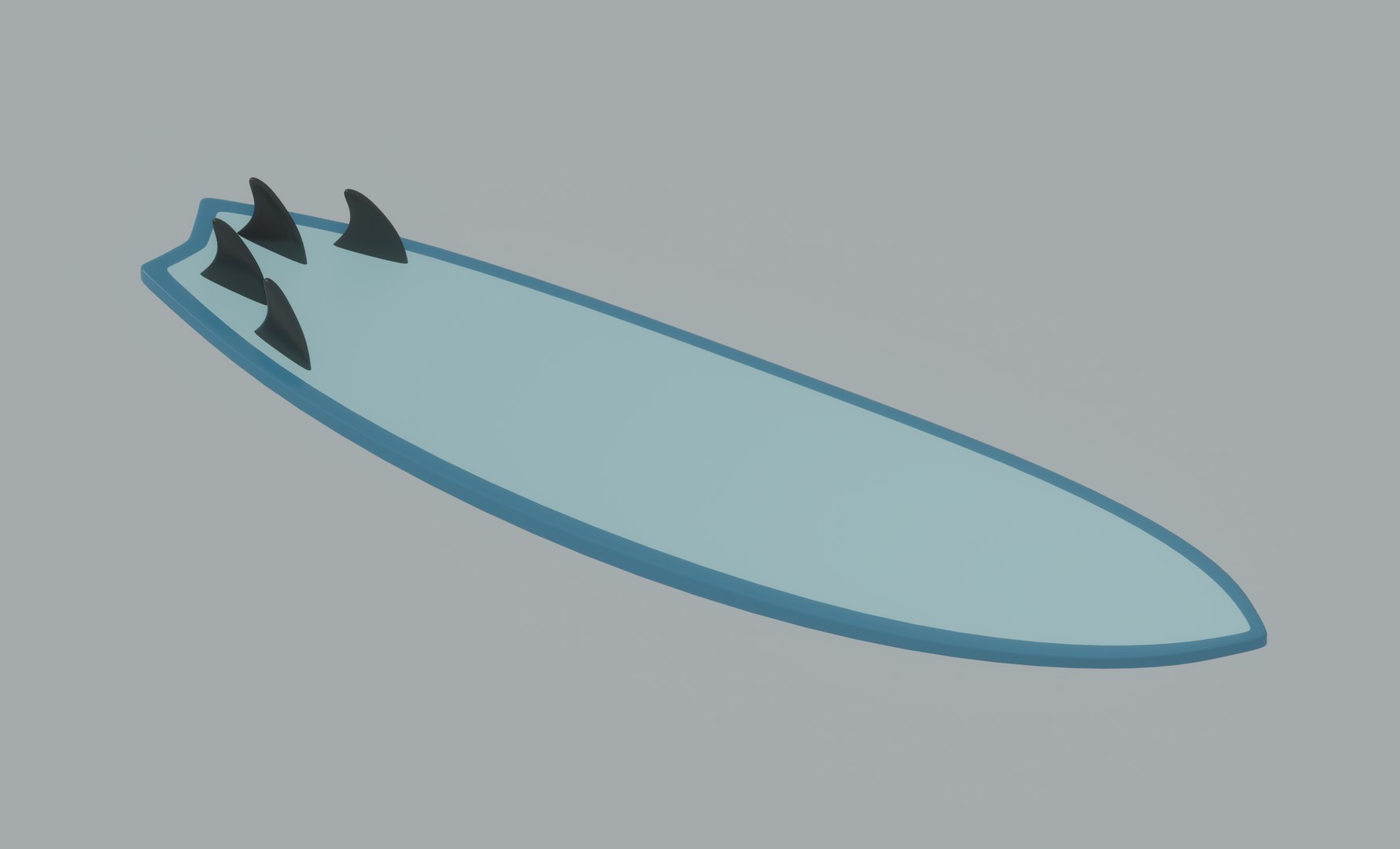 3D Surfboard Model - TurboSquid 2197943