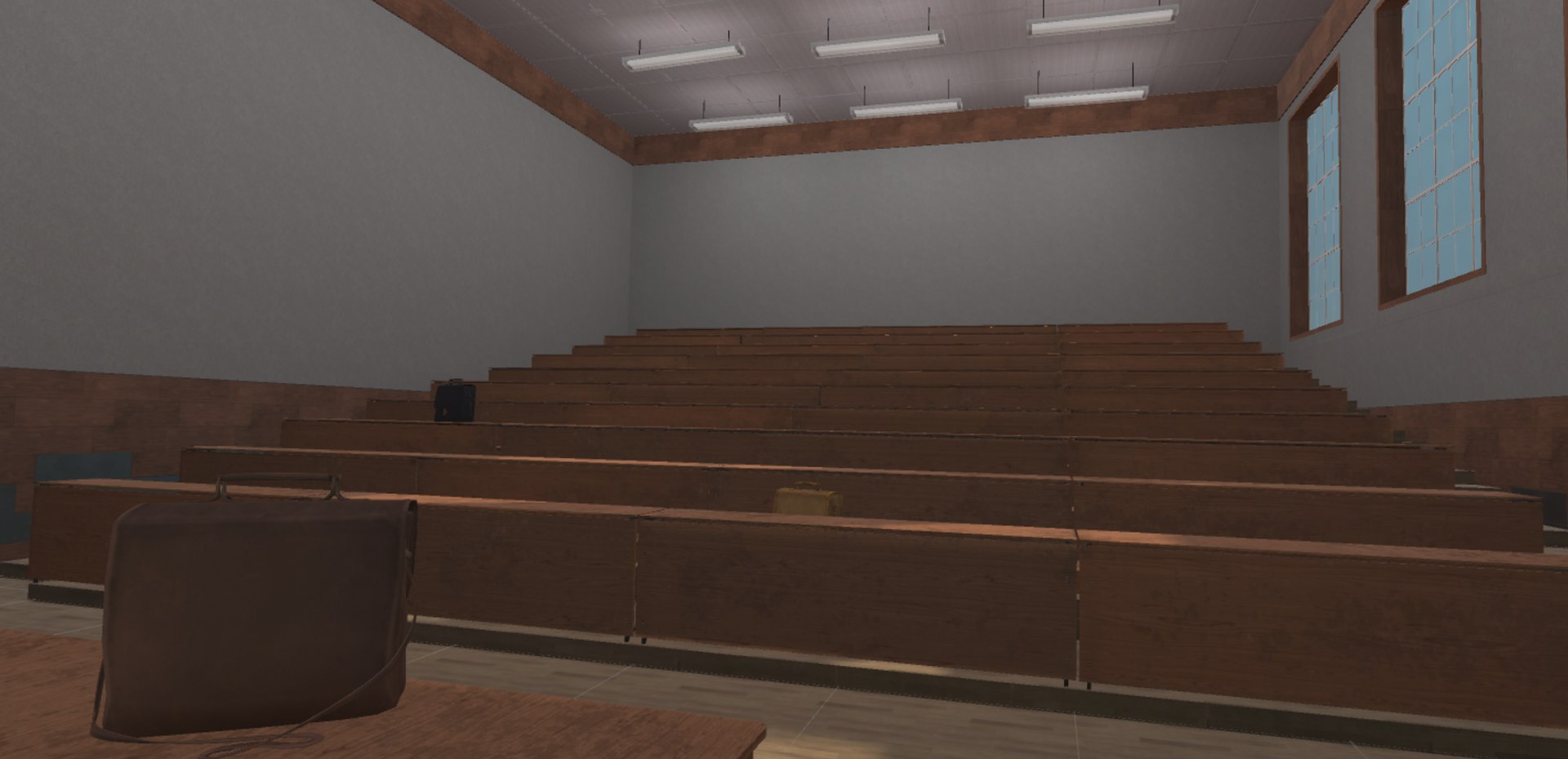 University Classroom - Model - TurboSquid 1437285