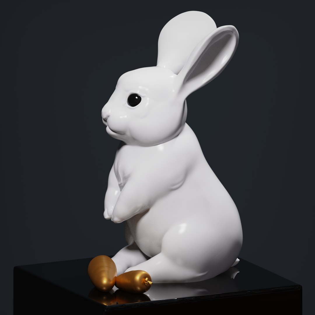 3D Rabbit - TurboSquid 2314546