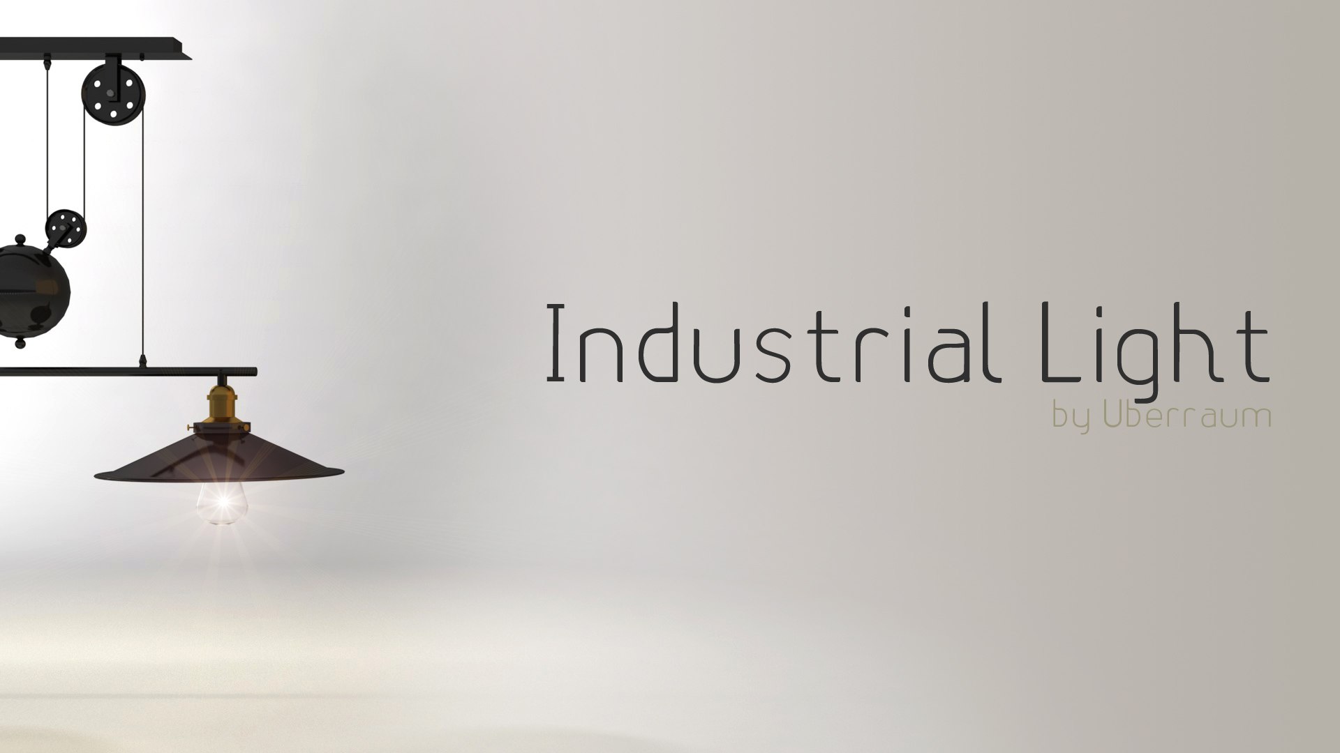 Hanging industrial light 3D model - TurboSquid 1344644