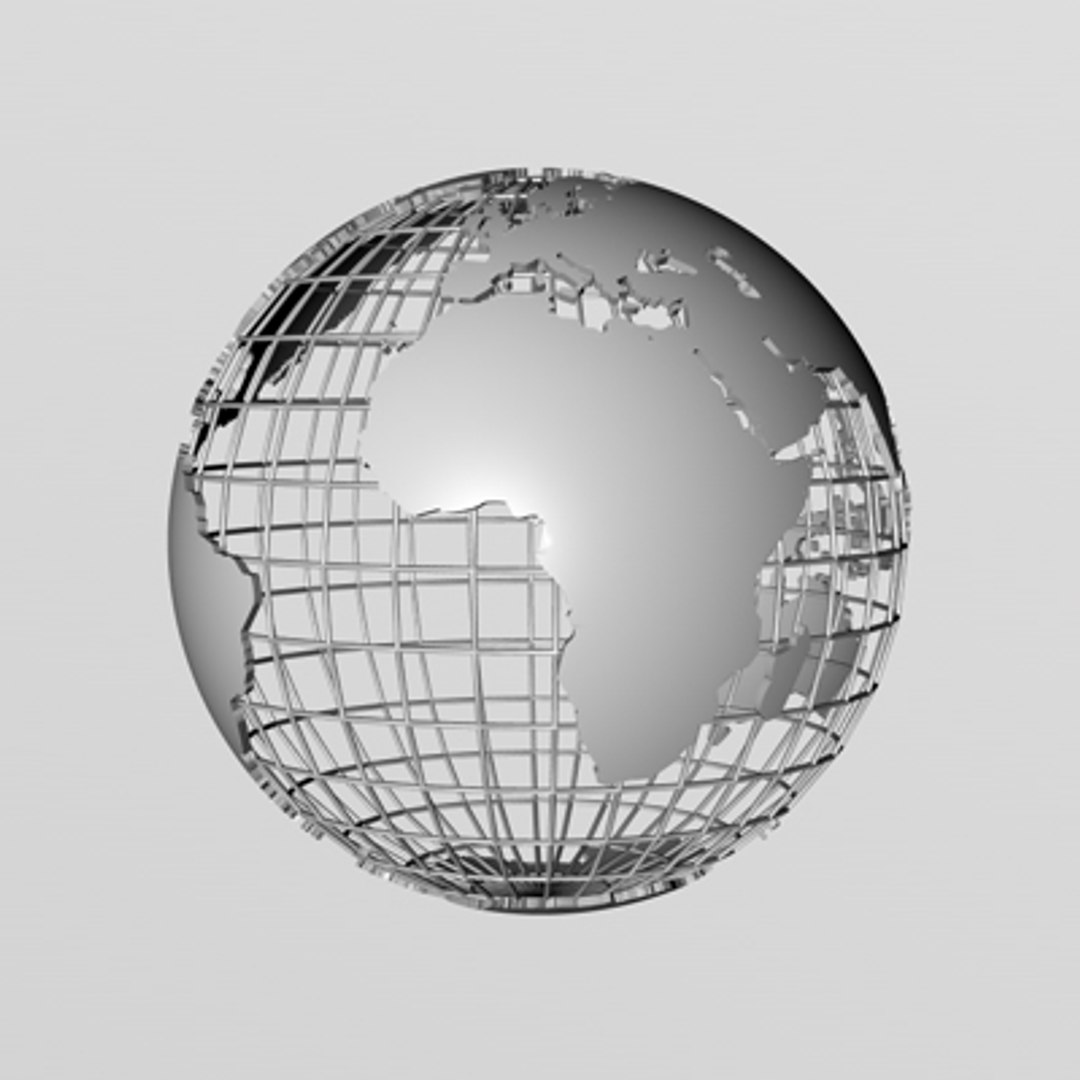 Globe Earth 3d Model