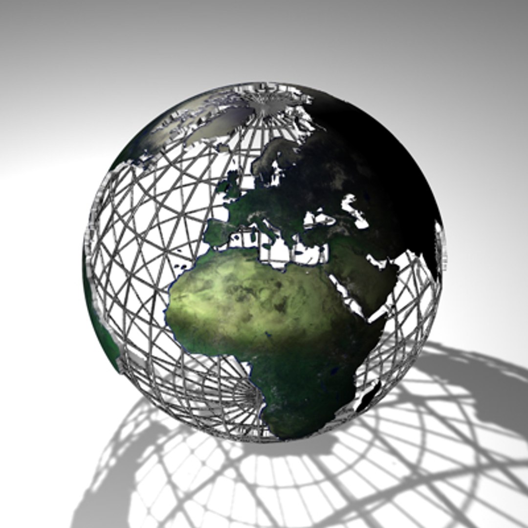 Globe Earth 3d Model