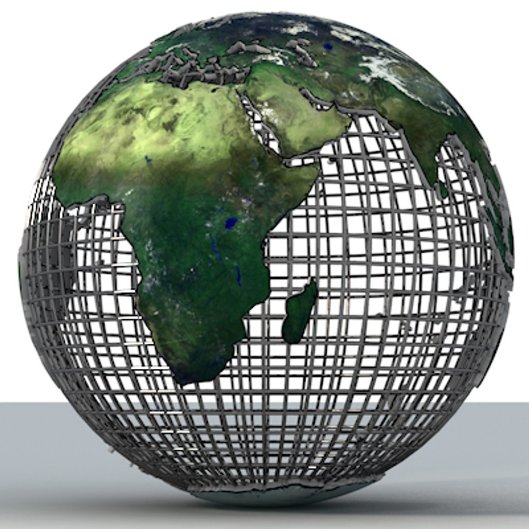 Globe Earth 3d Model