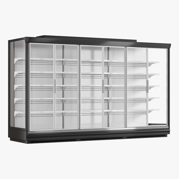 Supermarket Freezer 3D Models for Download | TurboSquid
