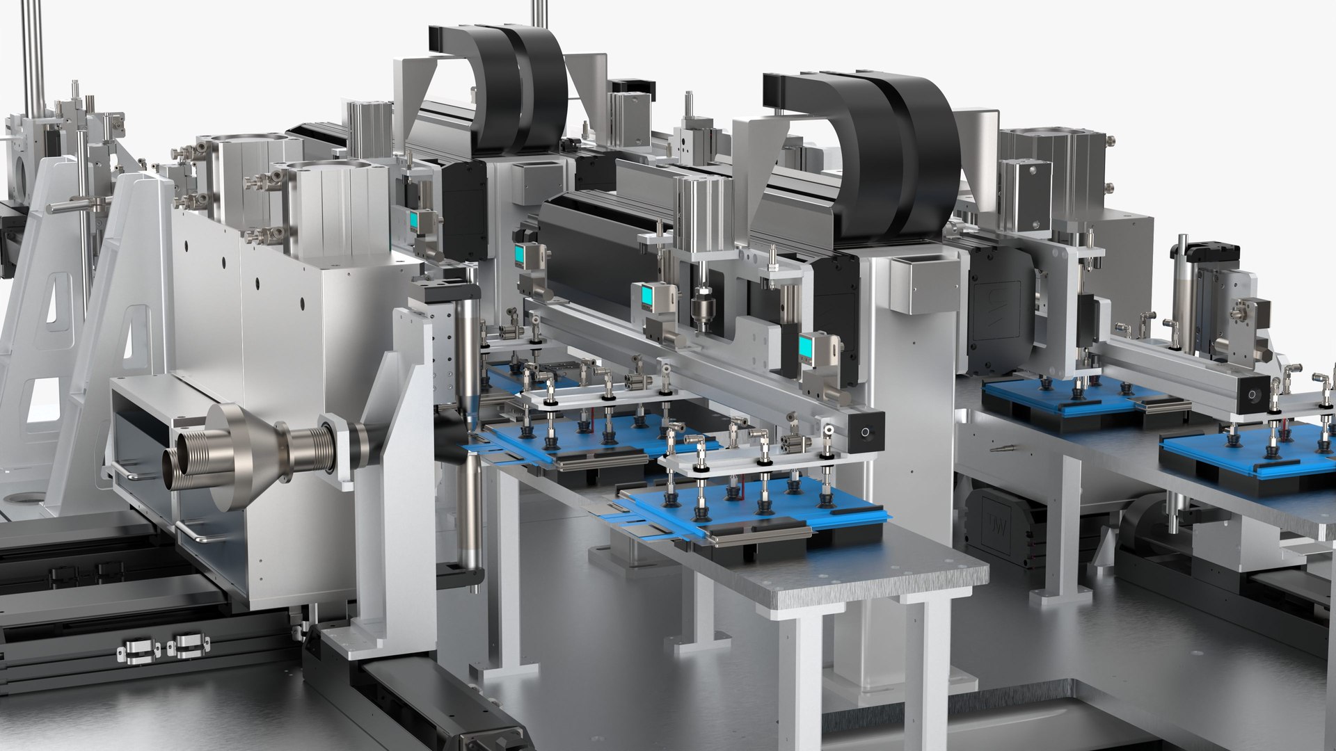 Automatic Battery Cell Processing Assembly Line 3d Model Turbosquid