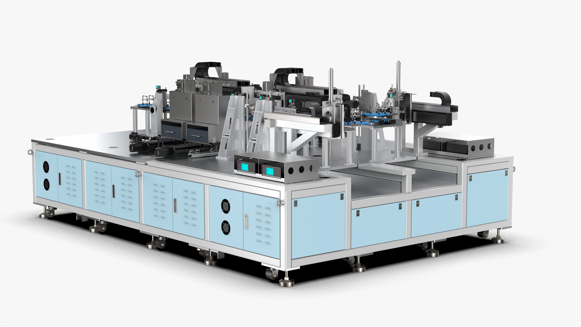 Automatic Battery Cell Processing Assembly Line 3d Model Turbosquid