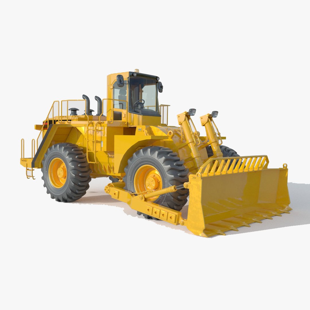 Wheel Bull Dozer 3D model - TurboSquid 2069410