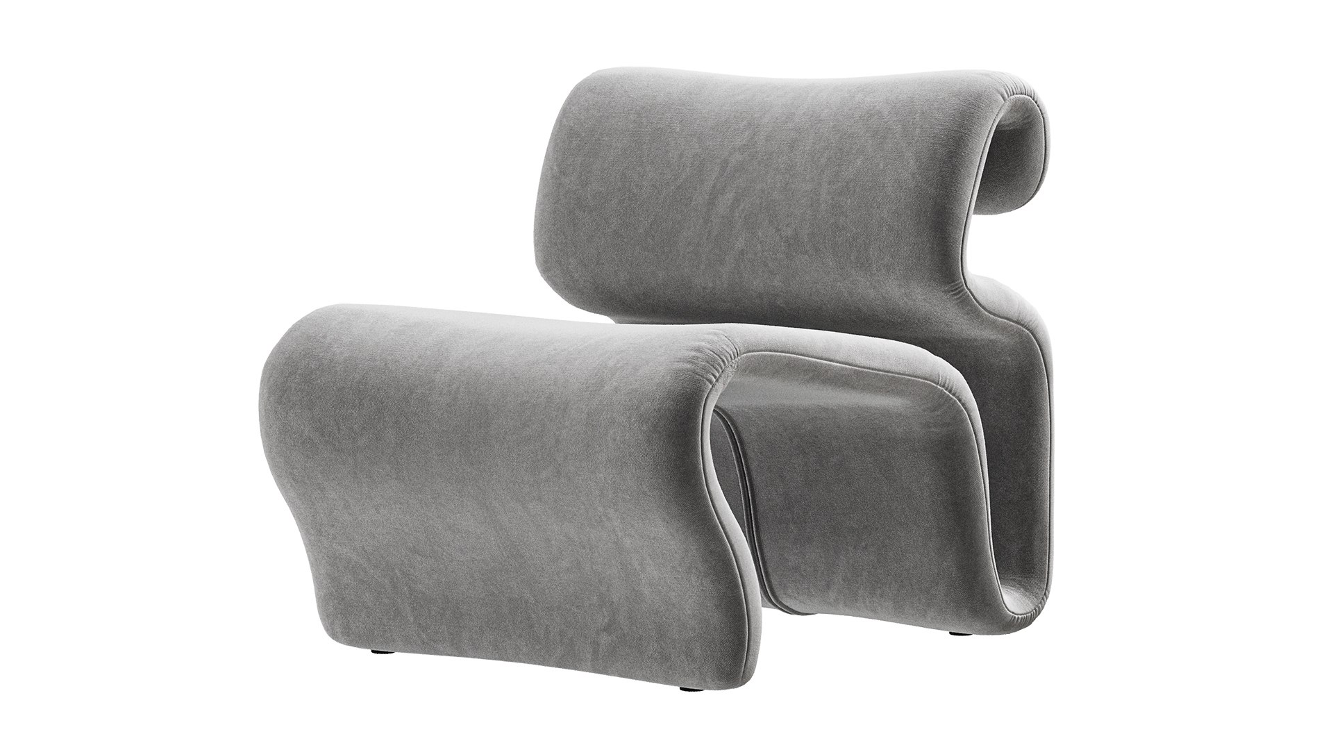 3D Artilleriet - Etcetera Fabric Easy Chair And Footstool - TurboSquid ...