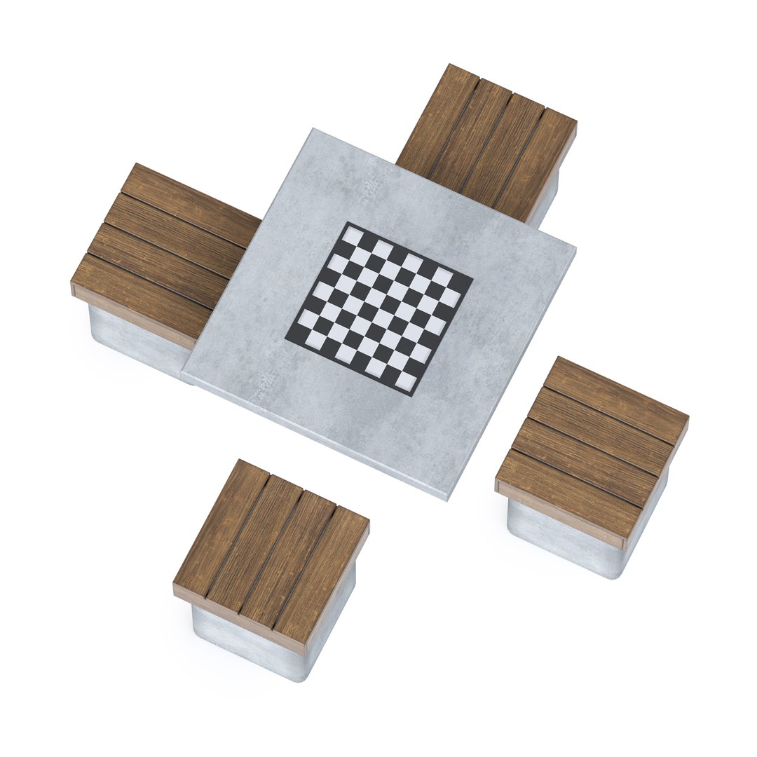 3D street table - TurboSquid 1598218