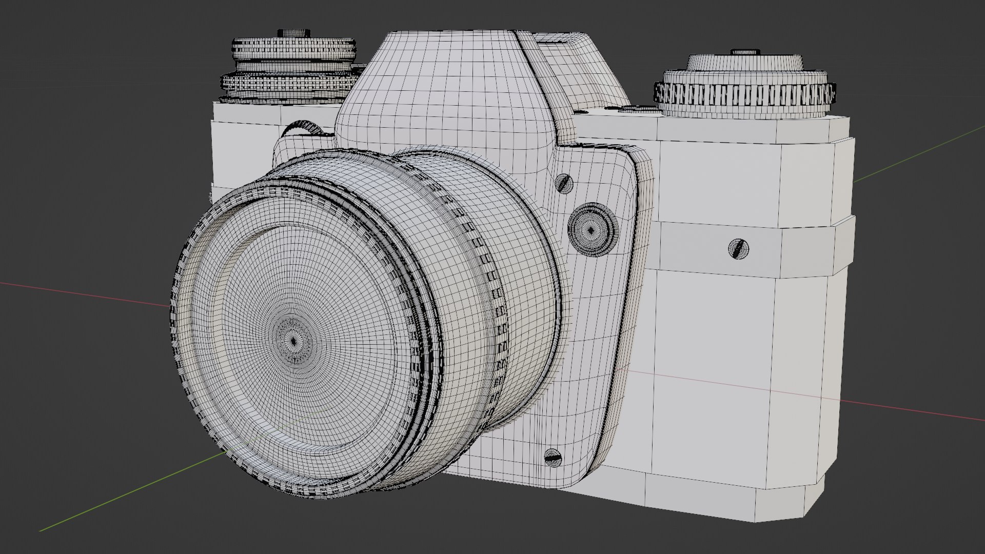 Low Poly DSLR Camera 3D - TurboSquid 2041547