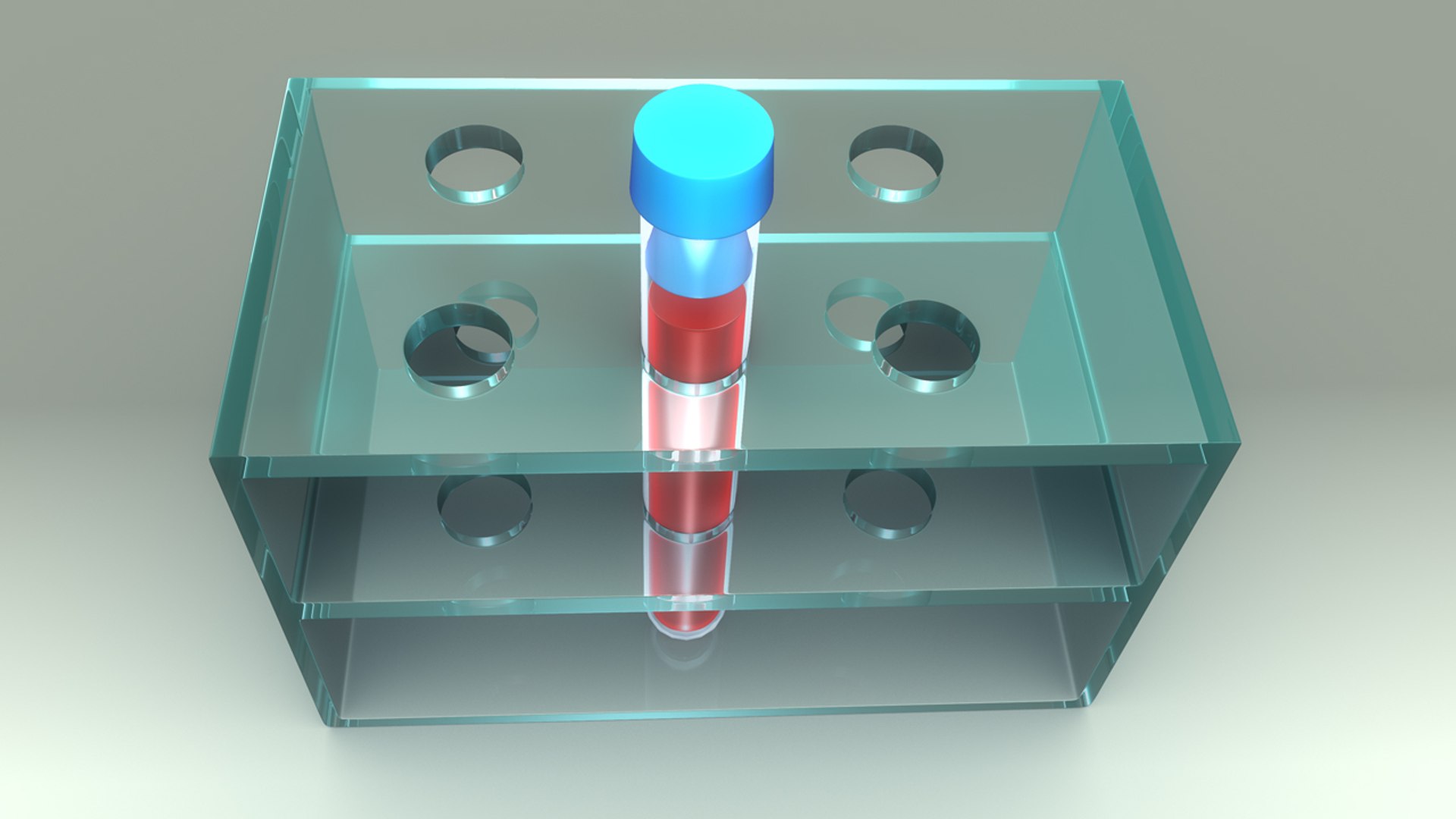 3d Model Blood Sample