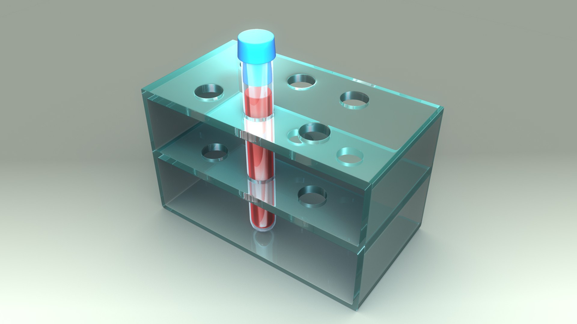 3d Model Blood Sample