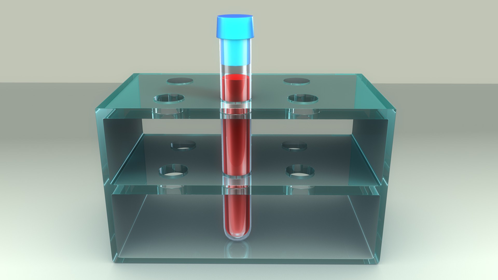 3d Model Blood Sample