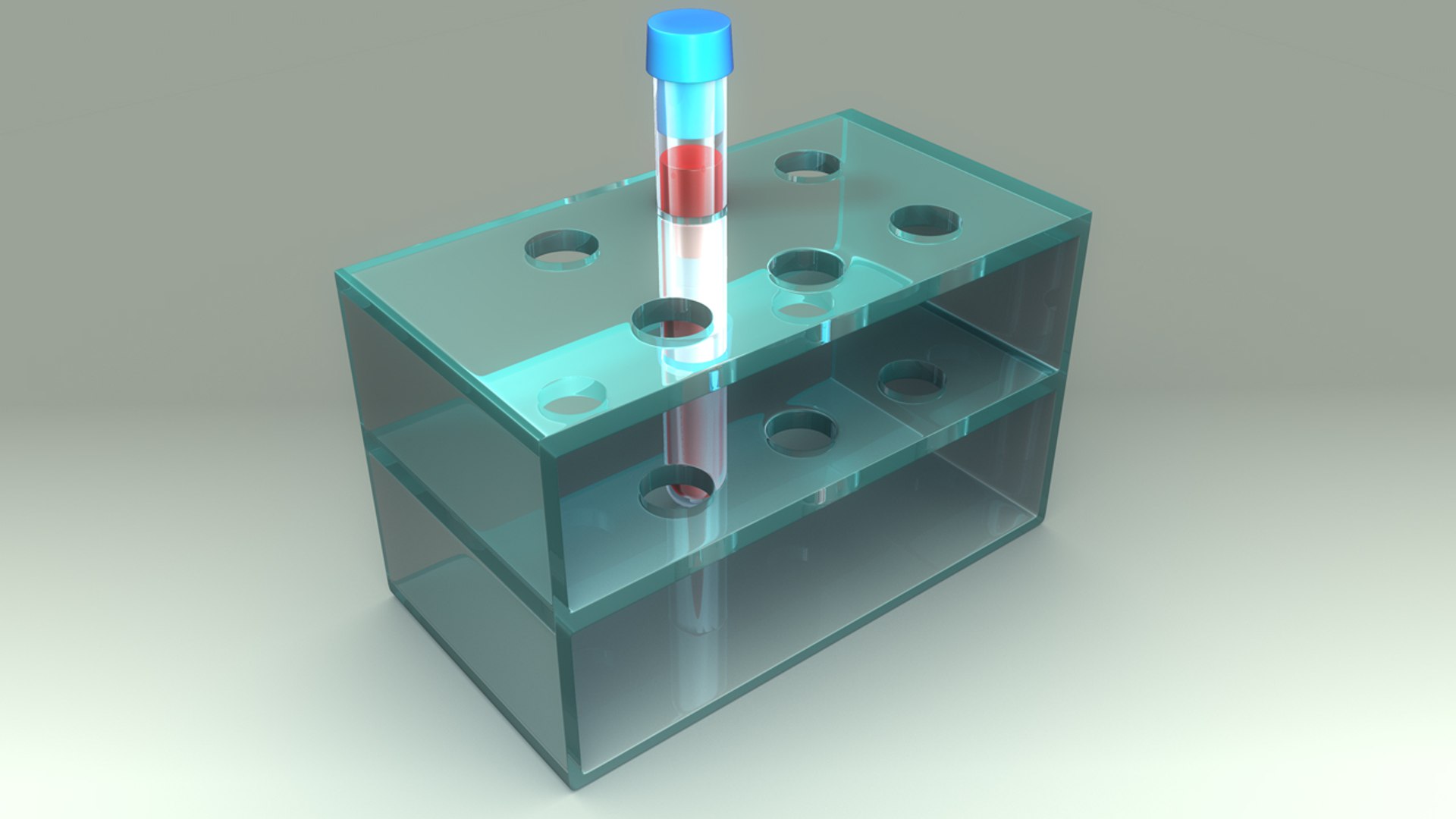 3d Model Blood Sample