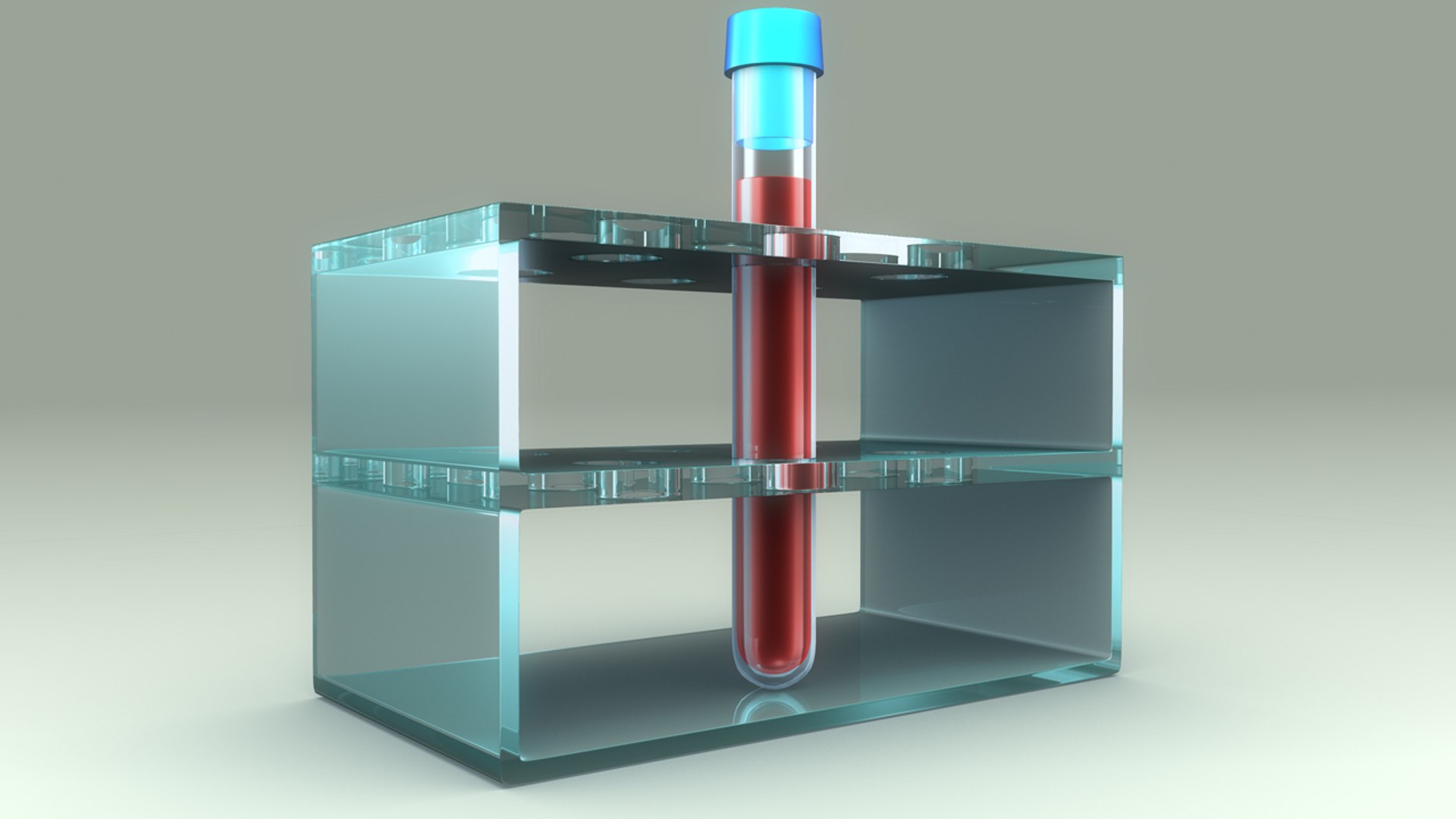 3d Model Blood Sample