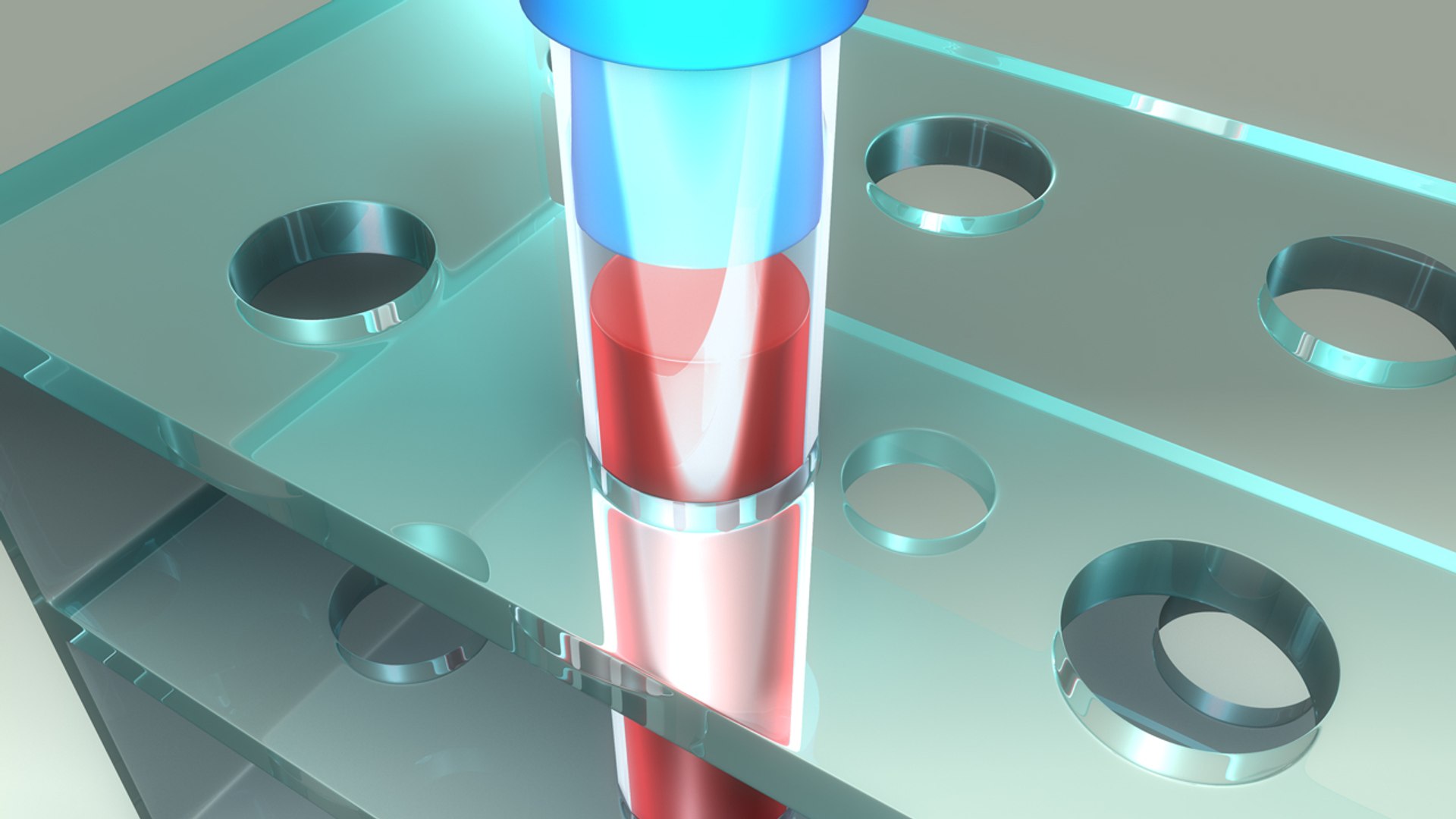 3d Model Blood Sample