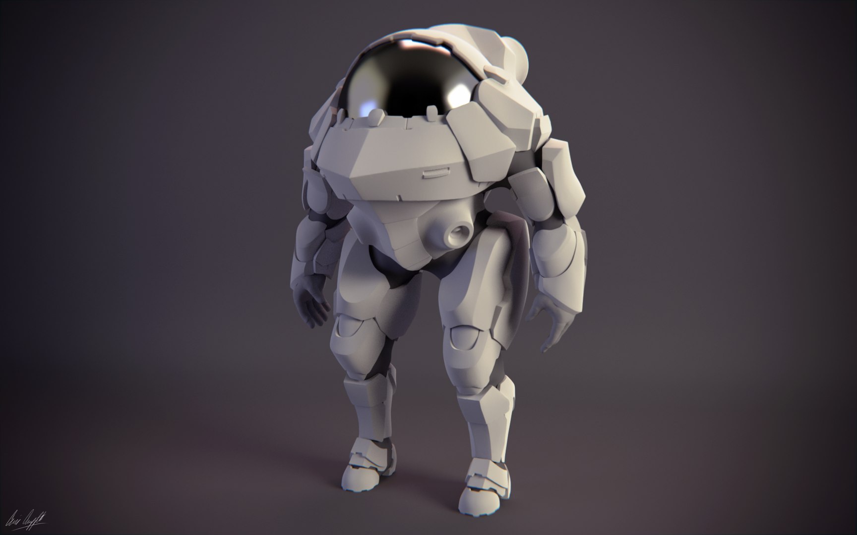 Astro Astronaut Mech 3d Model