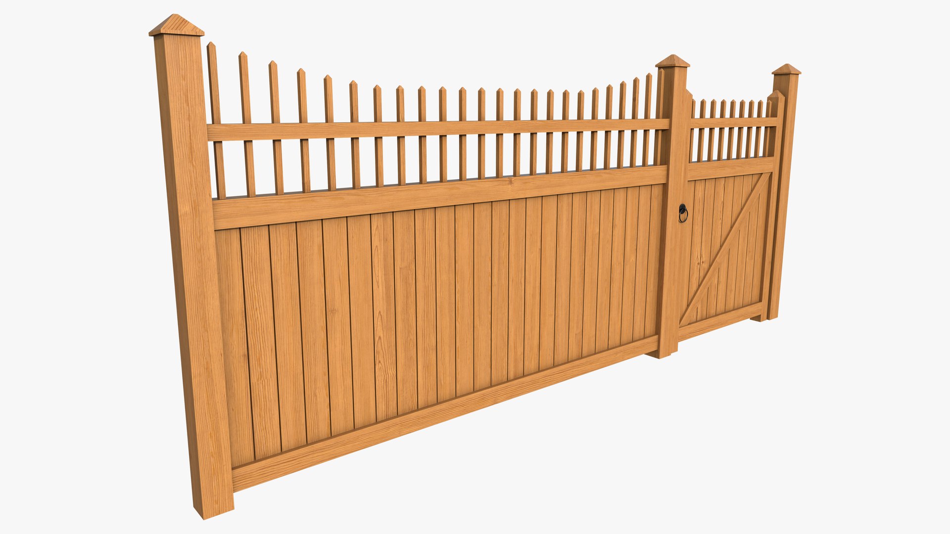 3D Model Fence 8 With PBR 4K 8K - TurboSquid 1826189