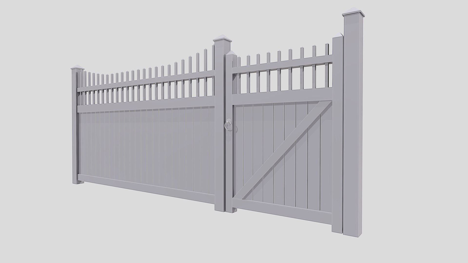 3D Model Fence 8 With PBR 4K 8K - TurboSquid 1826189