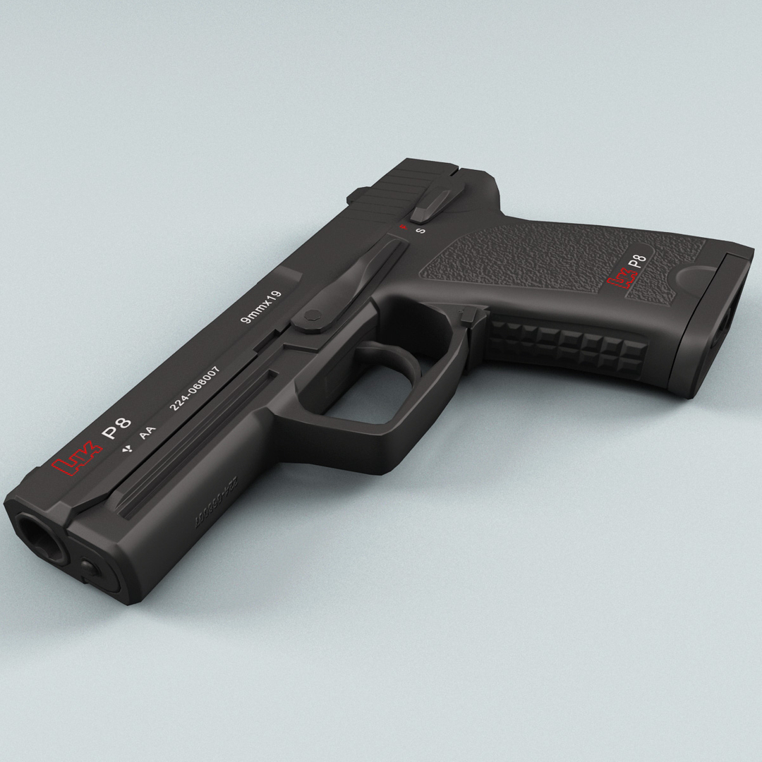 heckler koch usp p8 3ds