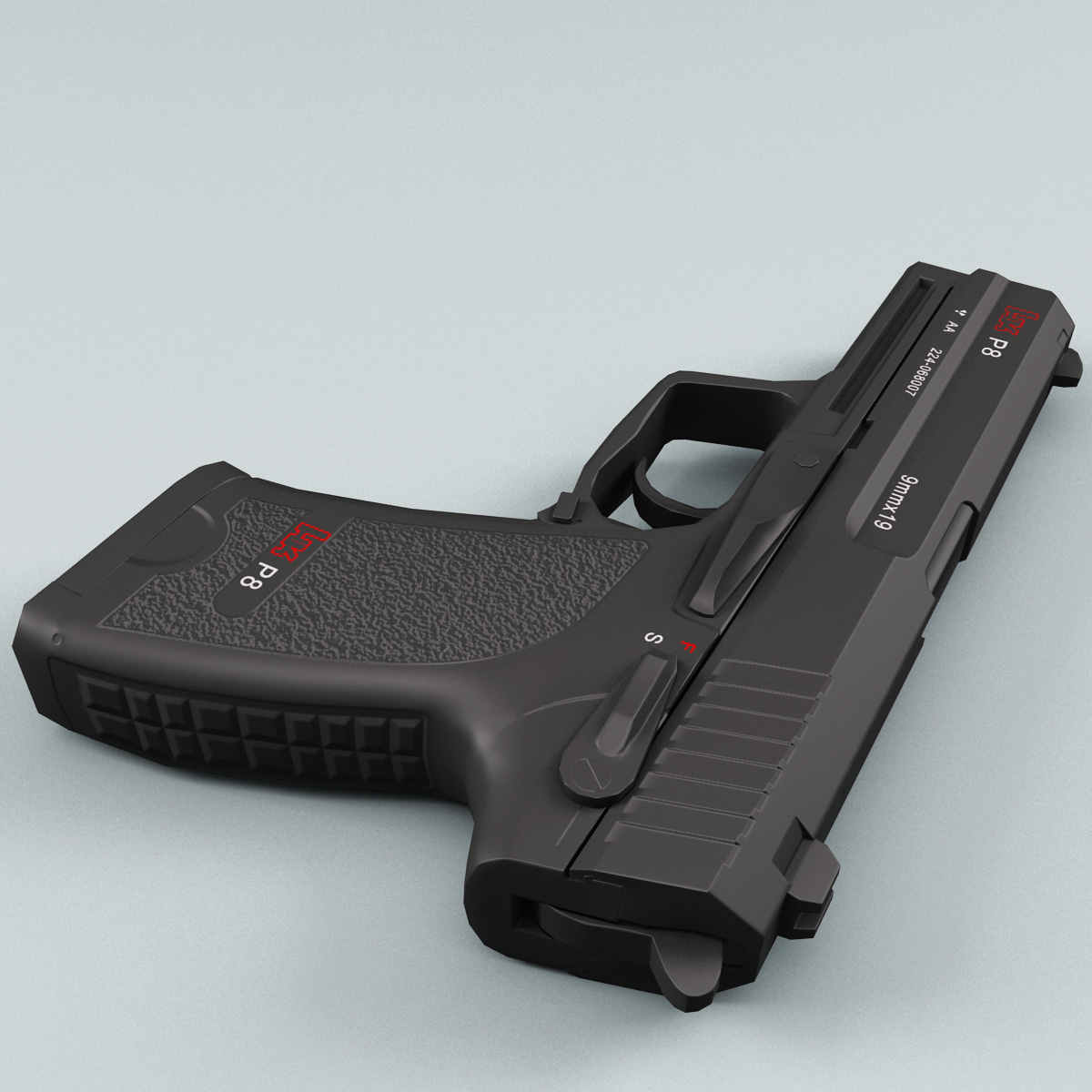 heckler koch usp p8 3ds