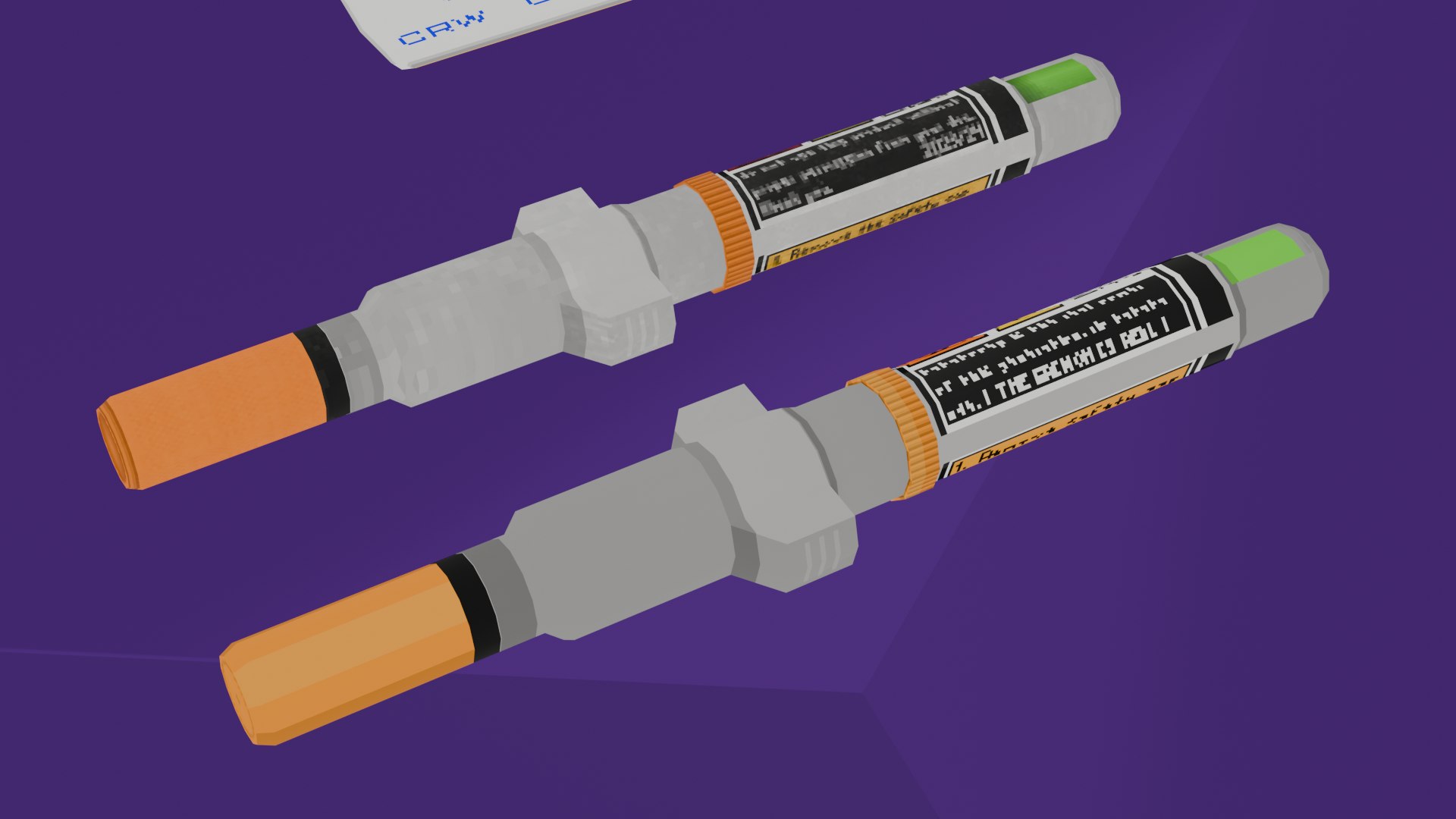 Retro PSX Pixel Medical Pack 3D - TurboSquid 2154340