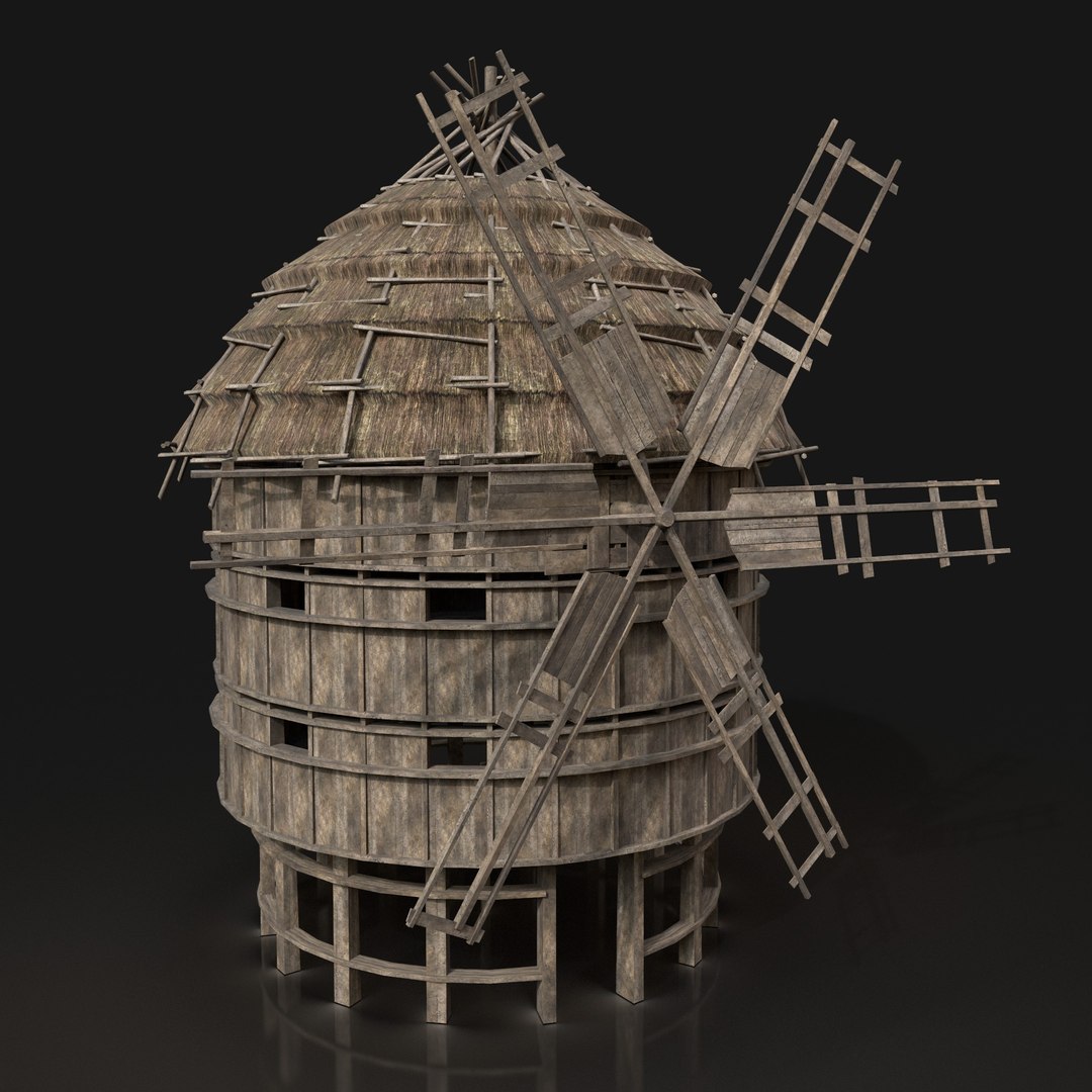 Ready Fantasy Medieval Windmill 3D Model - TurboSquid 1484184