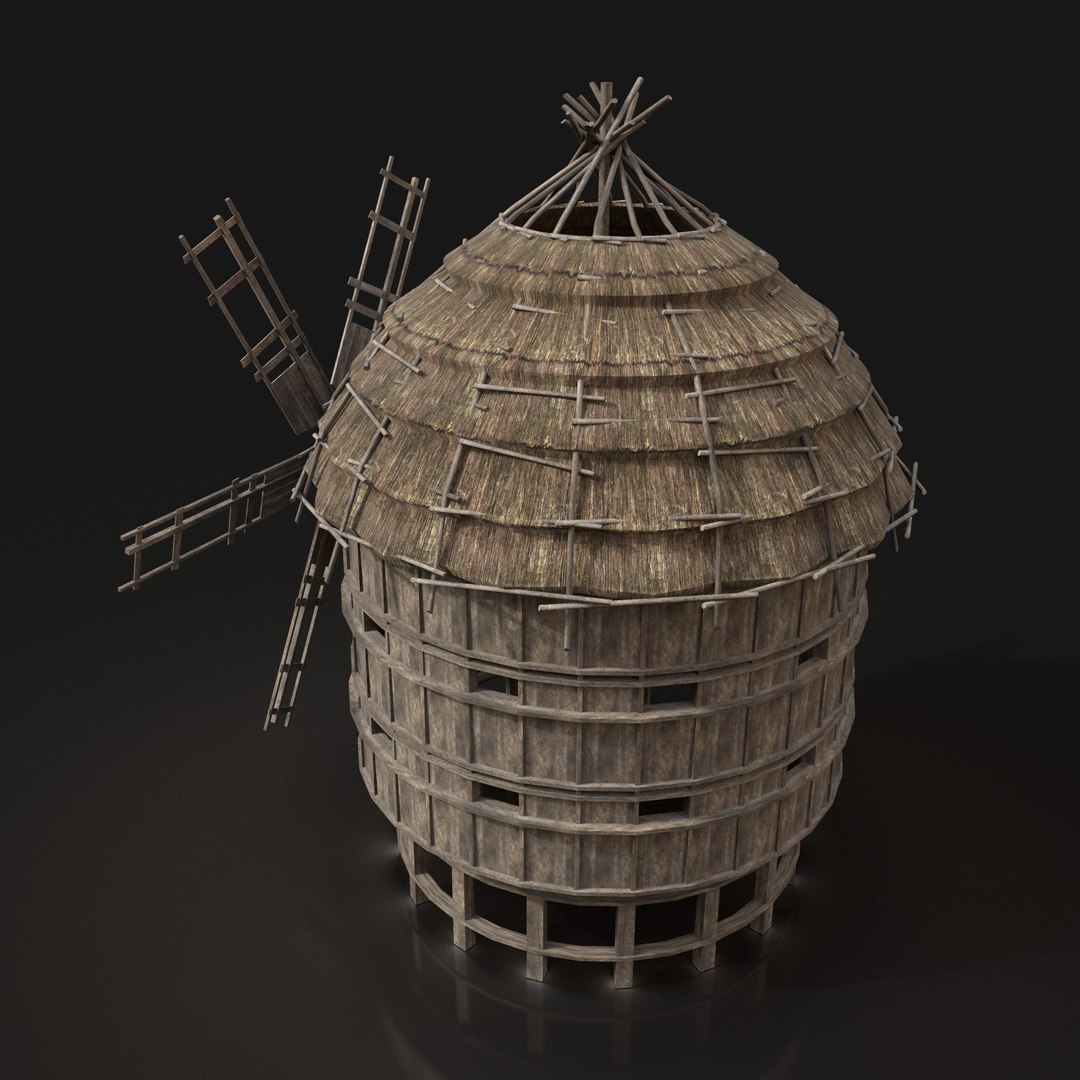 Ready Fantasy Medieval Windmill 3D Model - TurboSquid 1484184