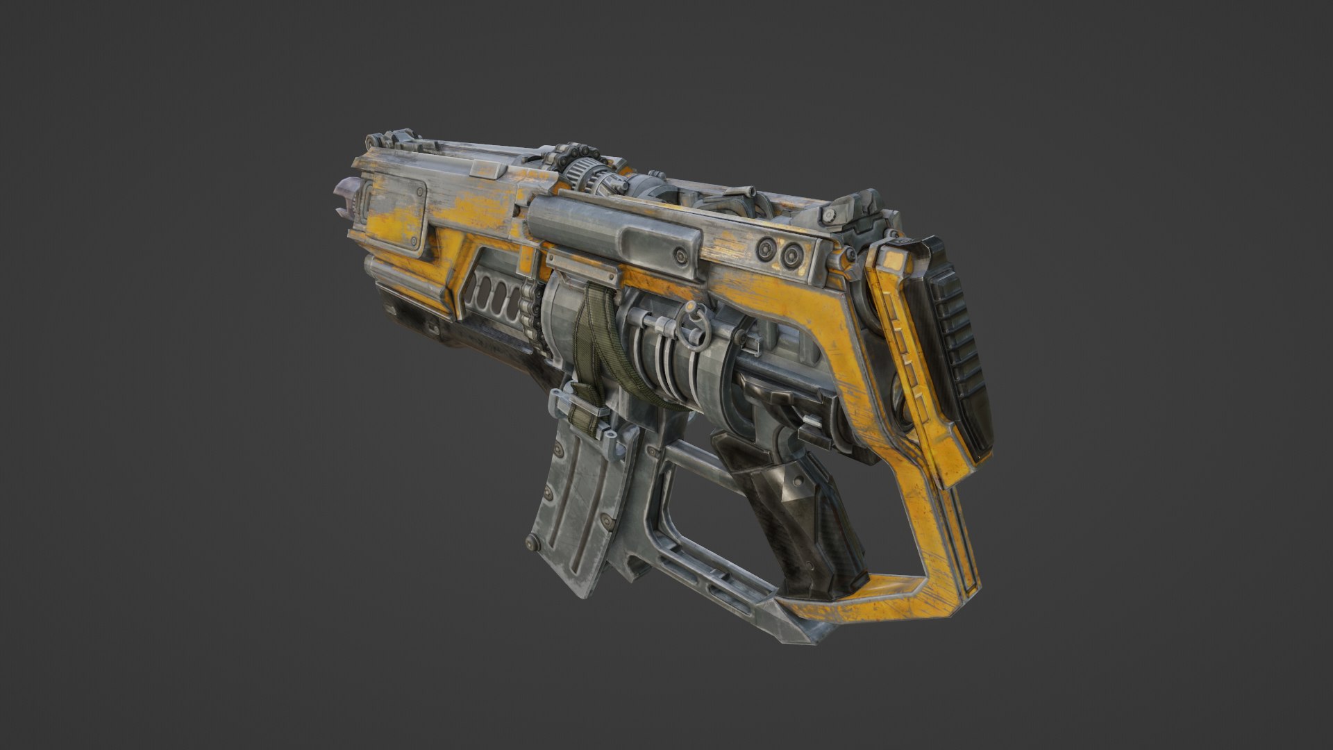 Sci-fi Sub Machine Gun Modelo 3D - TurboSquid 2065456