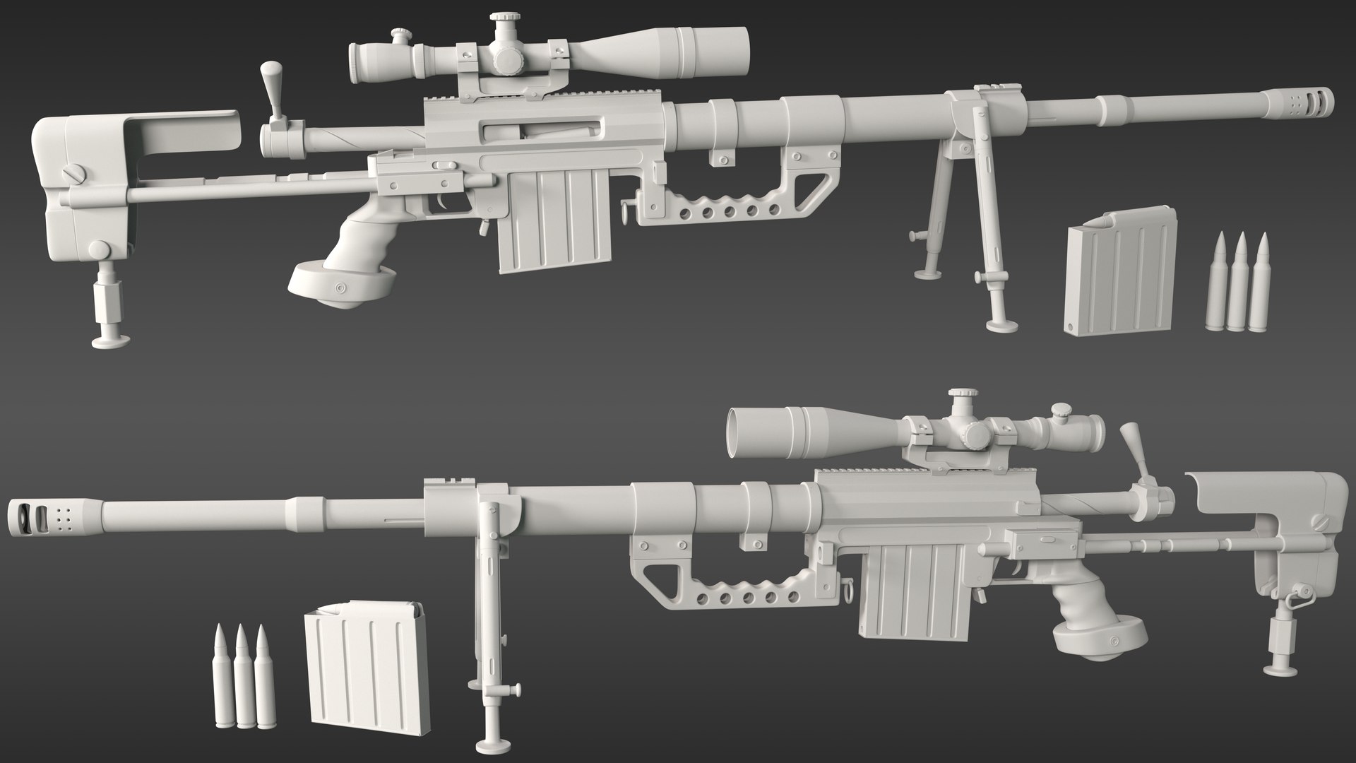 Cheytac M200 Intervention Sniper Rifle 3D Model - TurboSquid 1239200