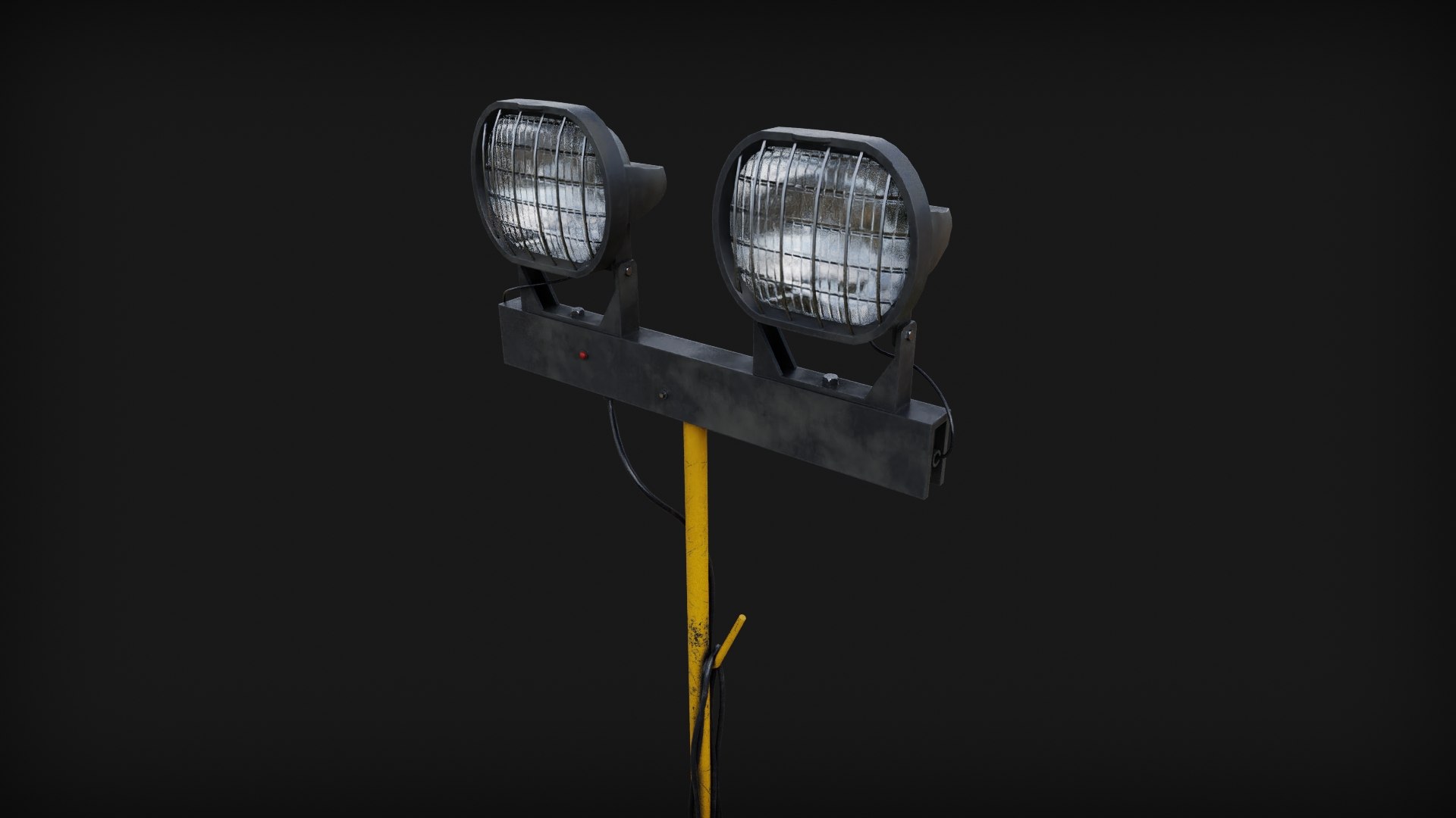 Construction Site Light 3D Model - TurboSquid 2164522